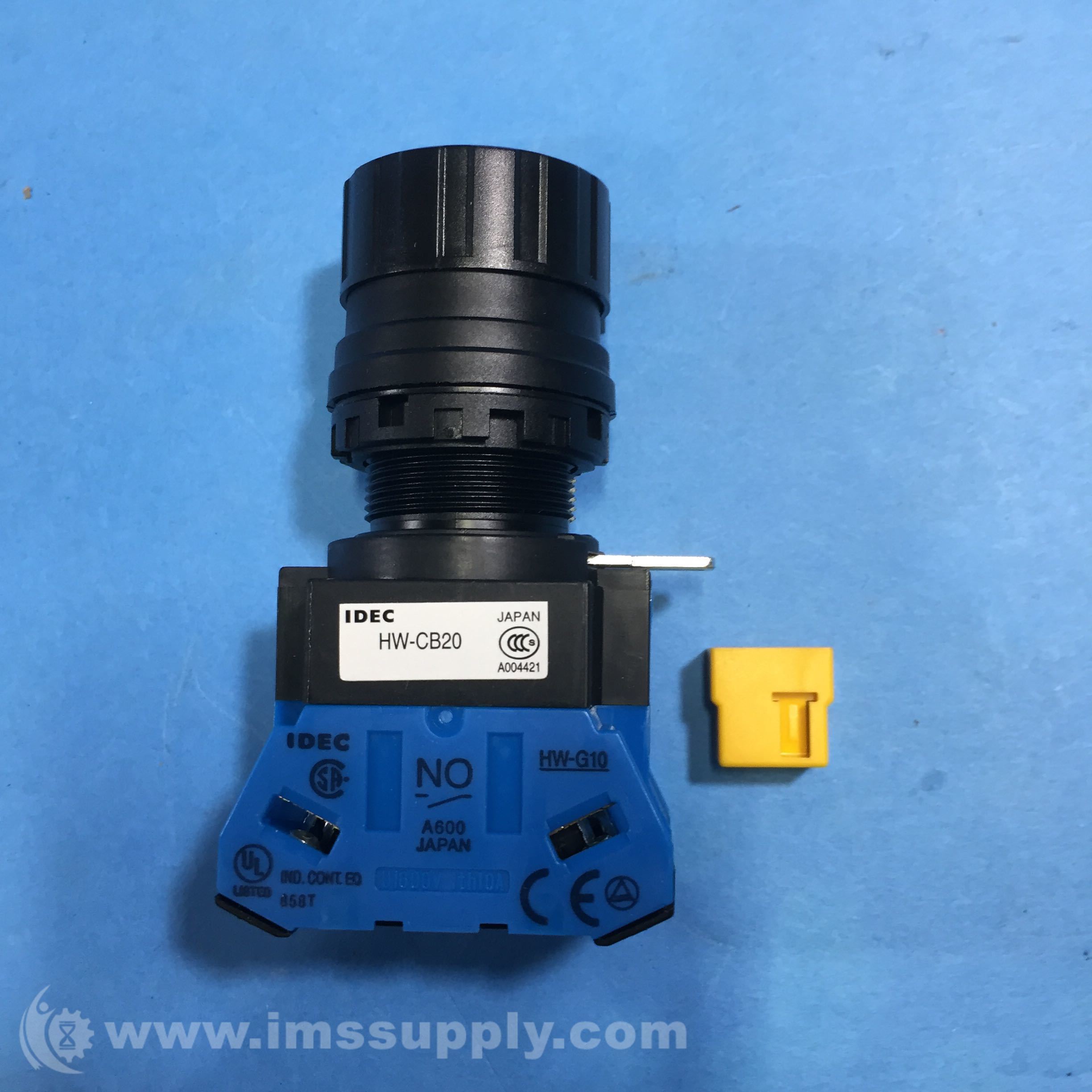 Idec HW-CB20 Contact Block, N.O. DPST Spring-Up 10A 440VAC 220VDC - IMS ...