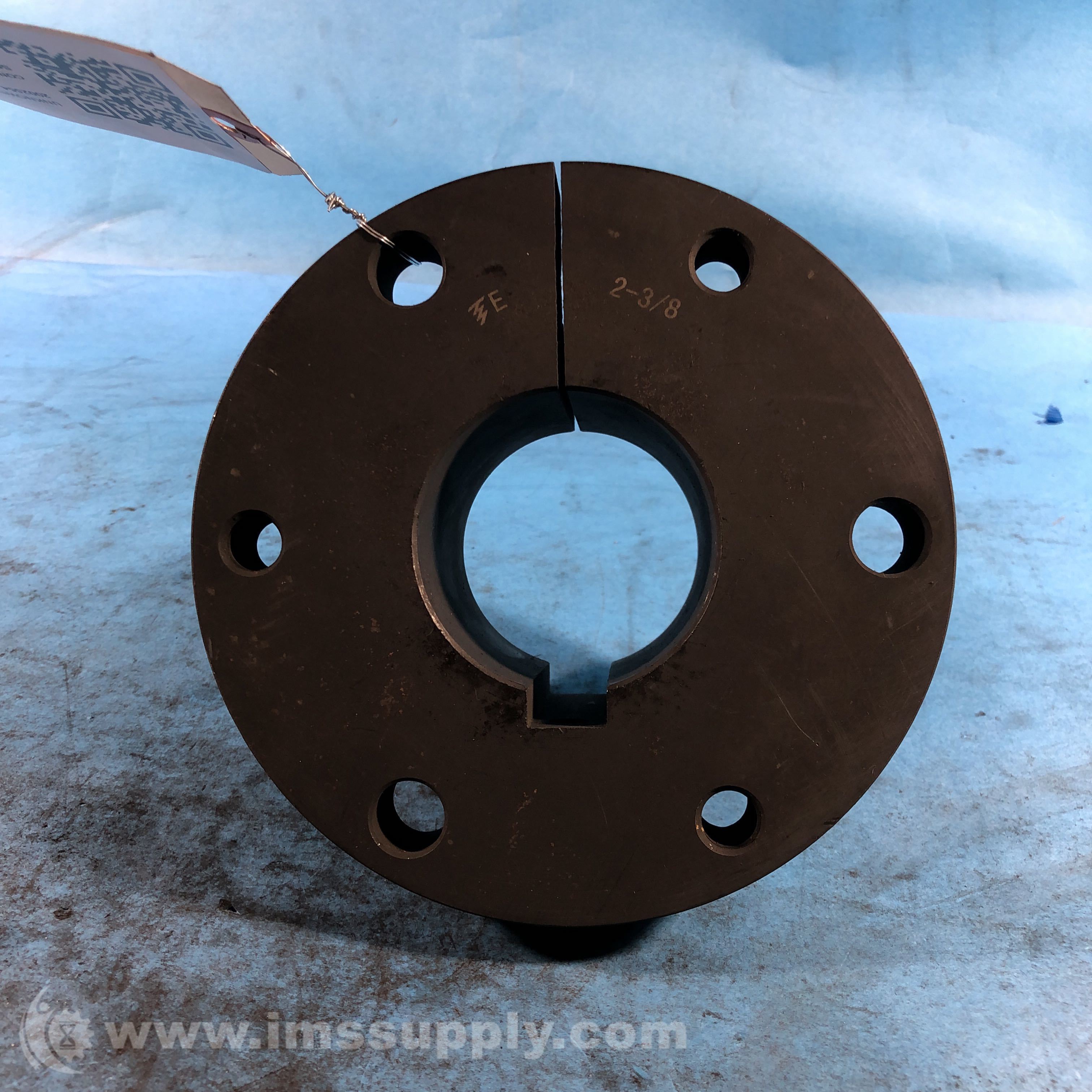 Tsubaki 2-3/8'' Black Steel Keyed Sprocket Bushing - IMS Supply