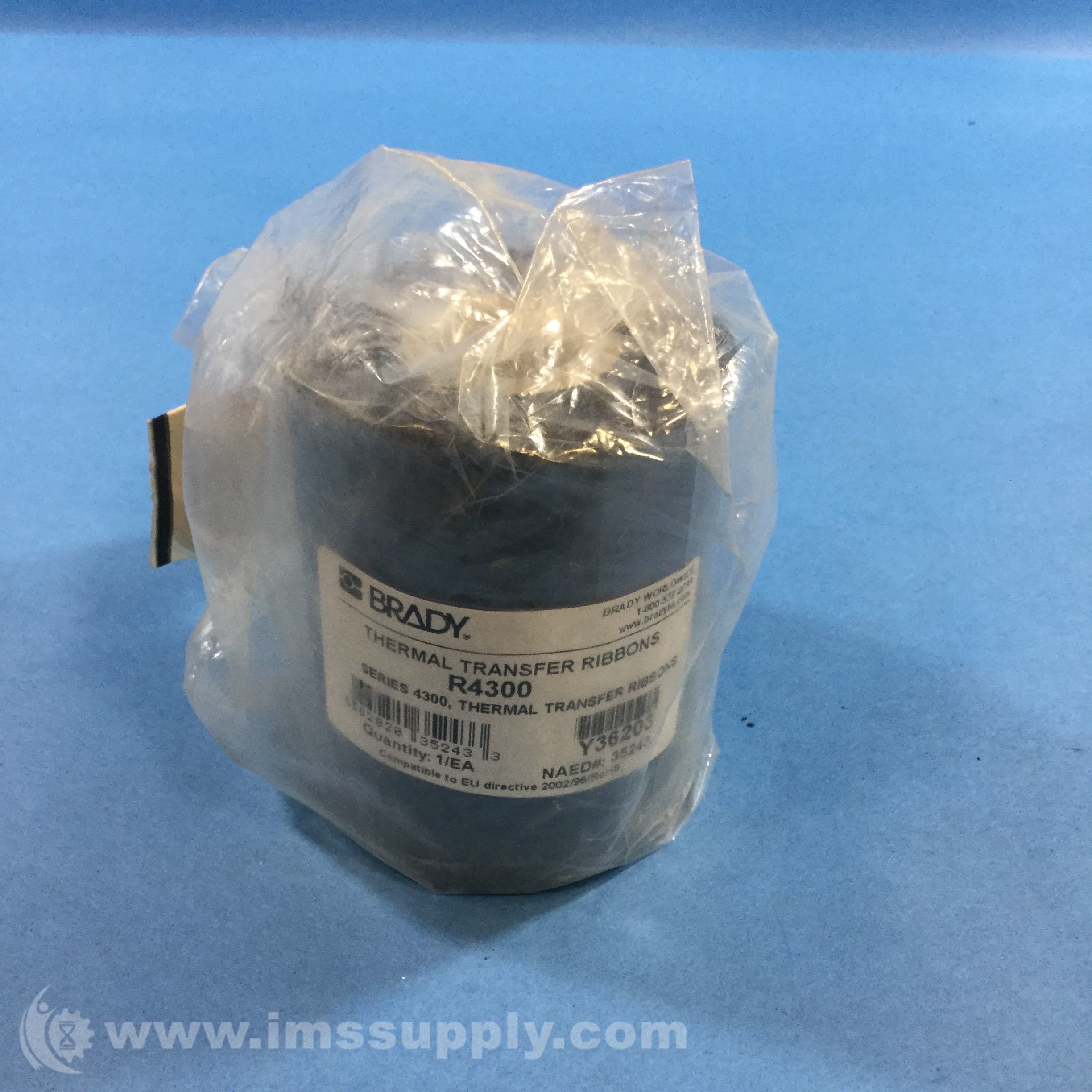 Brady R4300 Series 4300, Thermal Transfer Ribbon - IMS Supply