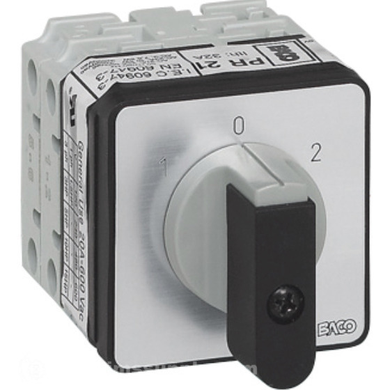 Baco Controls TC04GQ1 PR21 20A Cam Switch, 4-Poles, 8-Contacts - IMS Supply