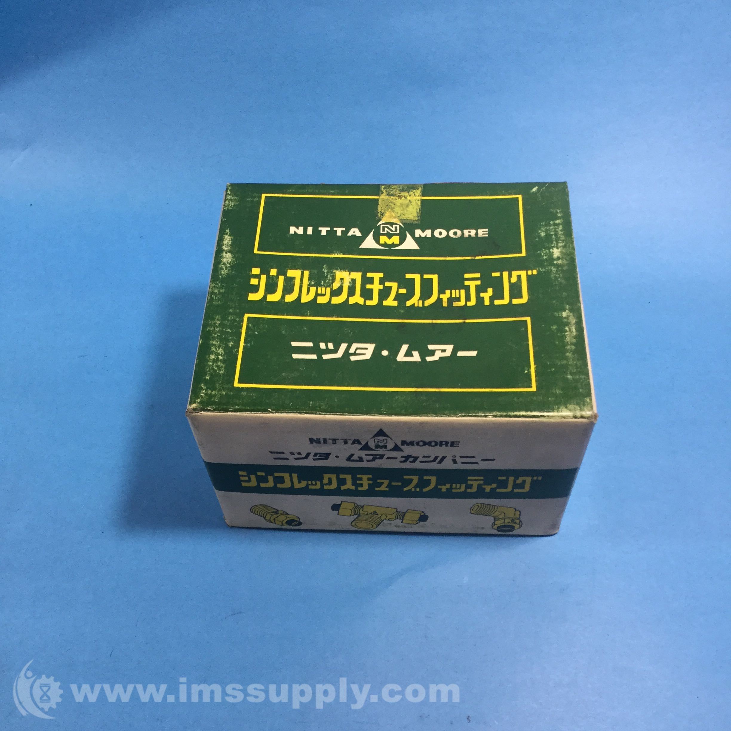 Nitta Moore UC1N 1/8 Box of 10 Union Connector, QuickSeal Series - IMS ...
