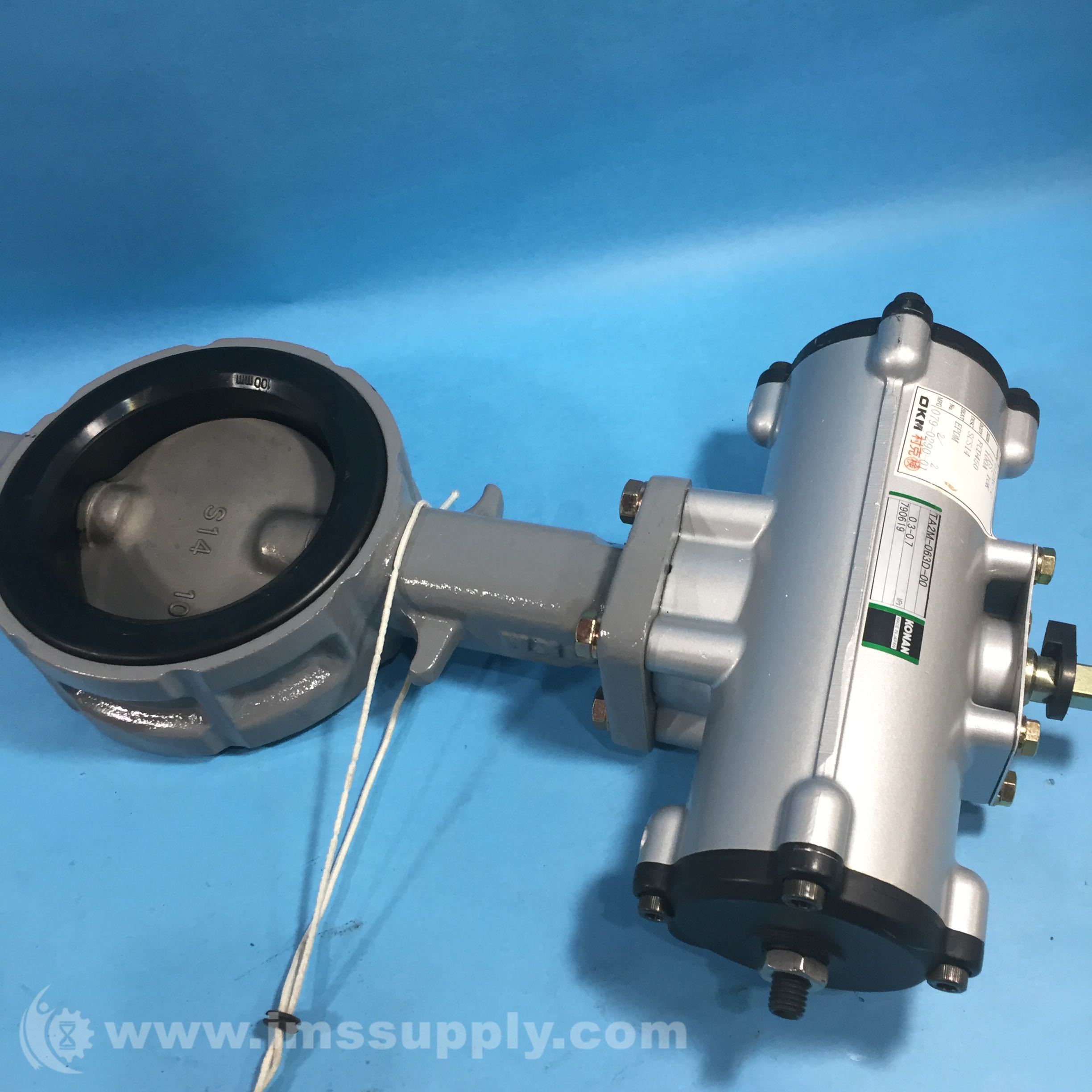 OKM 079-0290-10 Stainless Steel Butterfly Valve, 612XC-C - IMS Supply