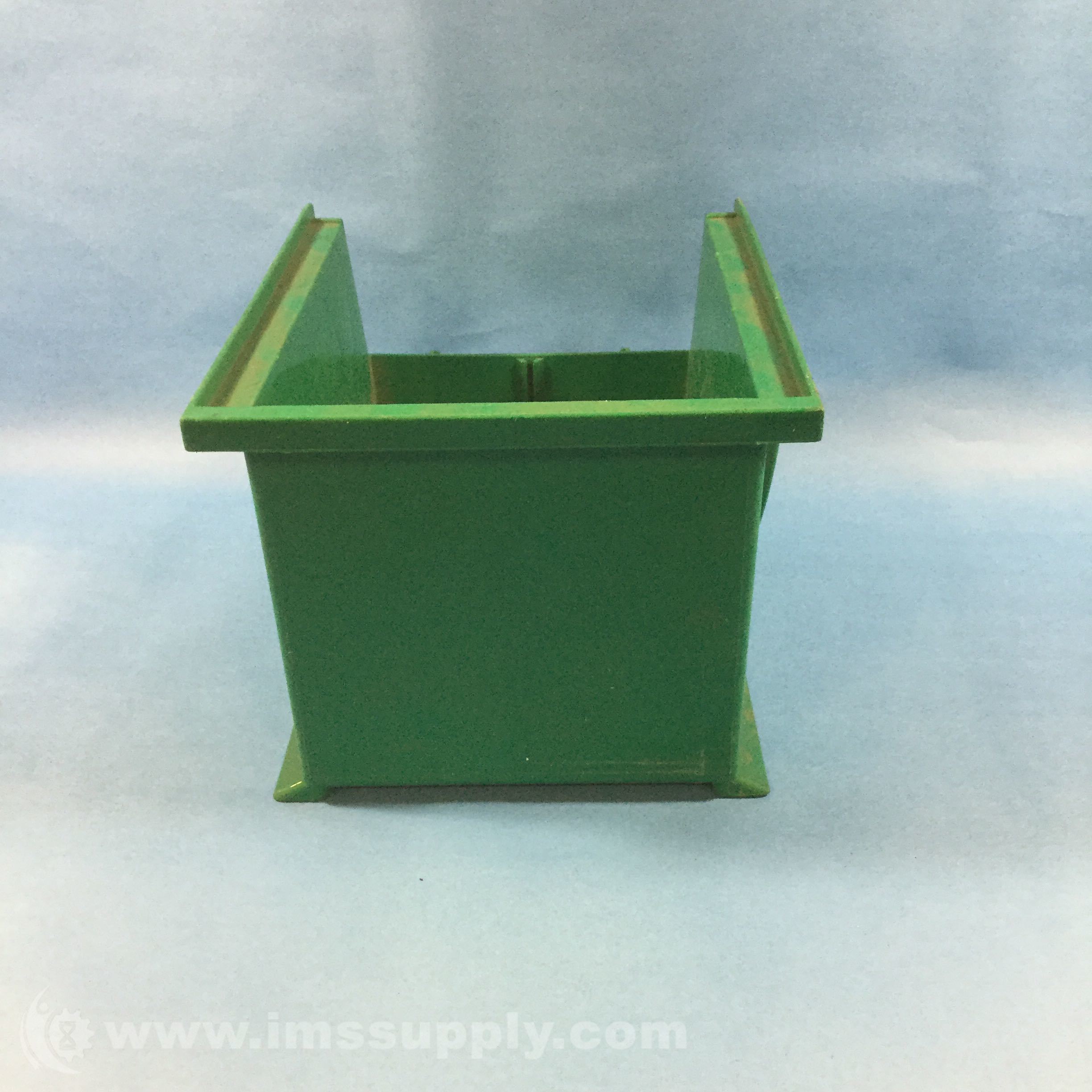 Integrated Plastics 108-7 Green Plastic Stacking Storage Bin - IMS Supply