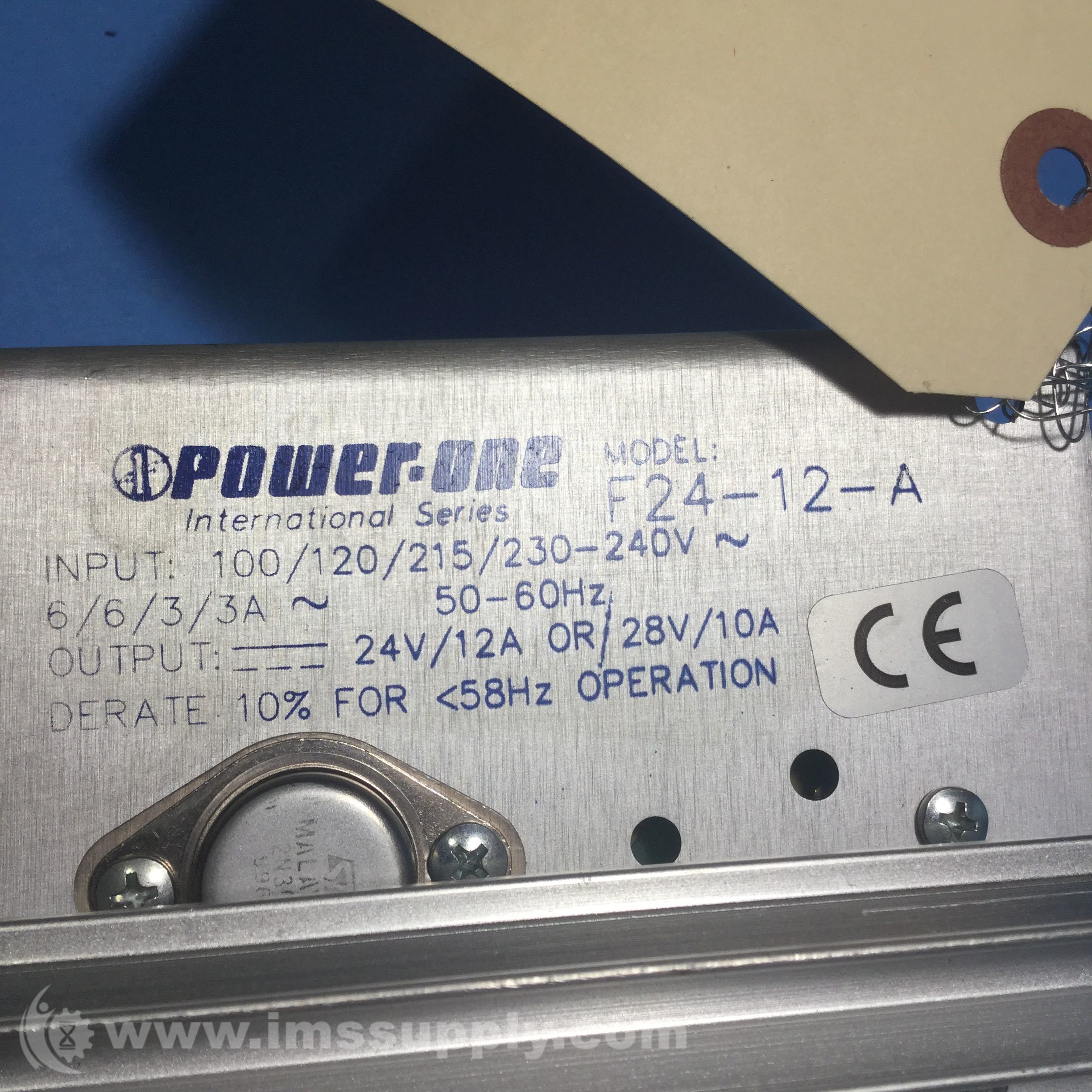 Power-One F24-12-A Linear Power Supplies 24V 12A - IMS Supply