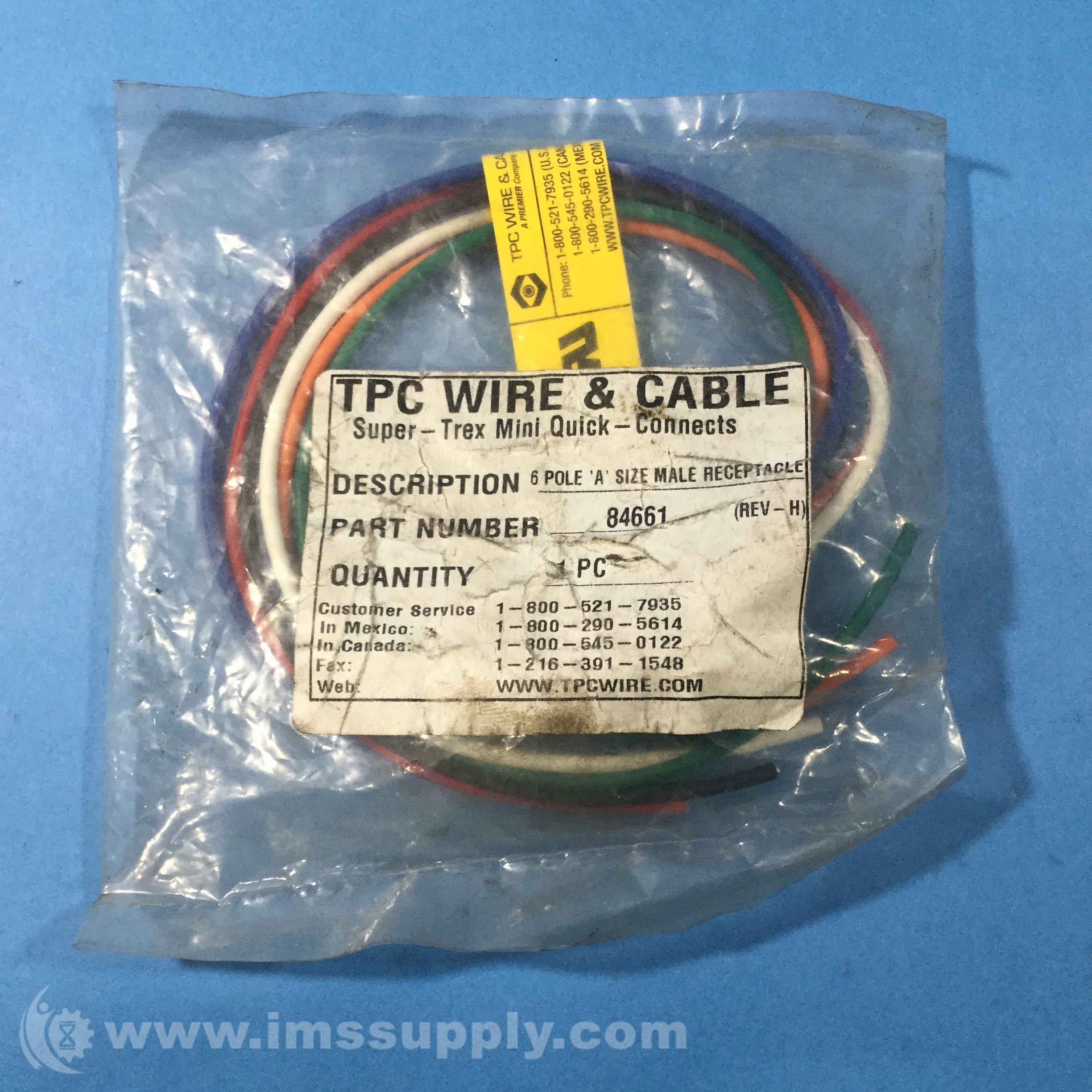 Tpc Wire & Cable 84661 Super-Trex Mini Quick Connect - IMS Supply