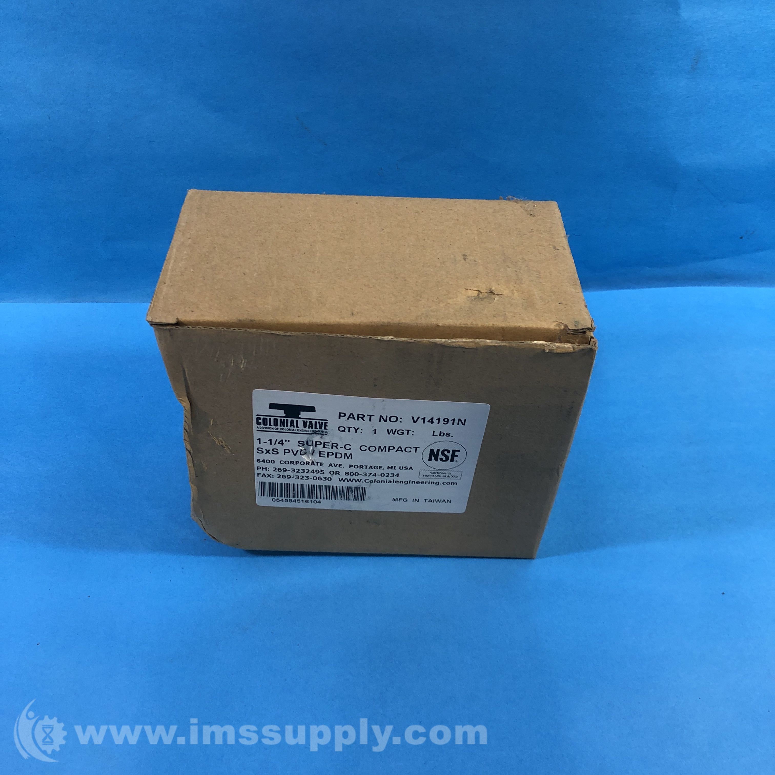 Colonial Engineering V14191N Compact Ball Valve - IMS Supply