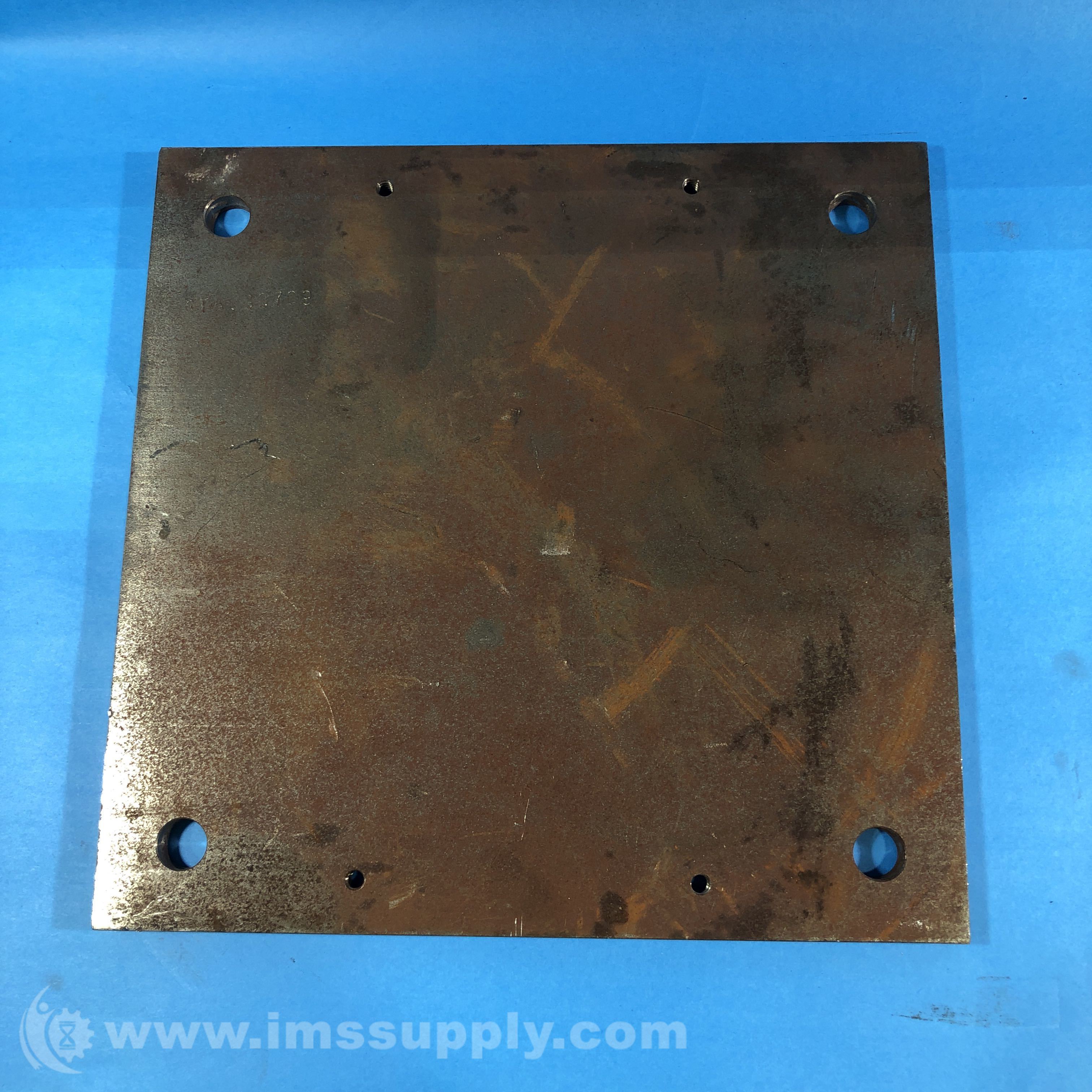 4 Hole Metal Square Mounting Plate, 11'' LG - IMS Supply