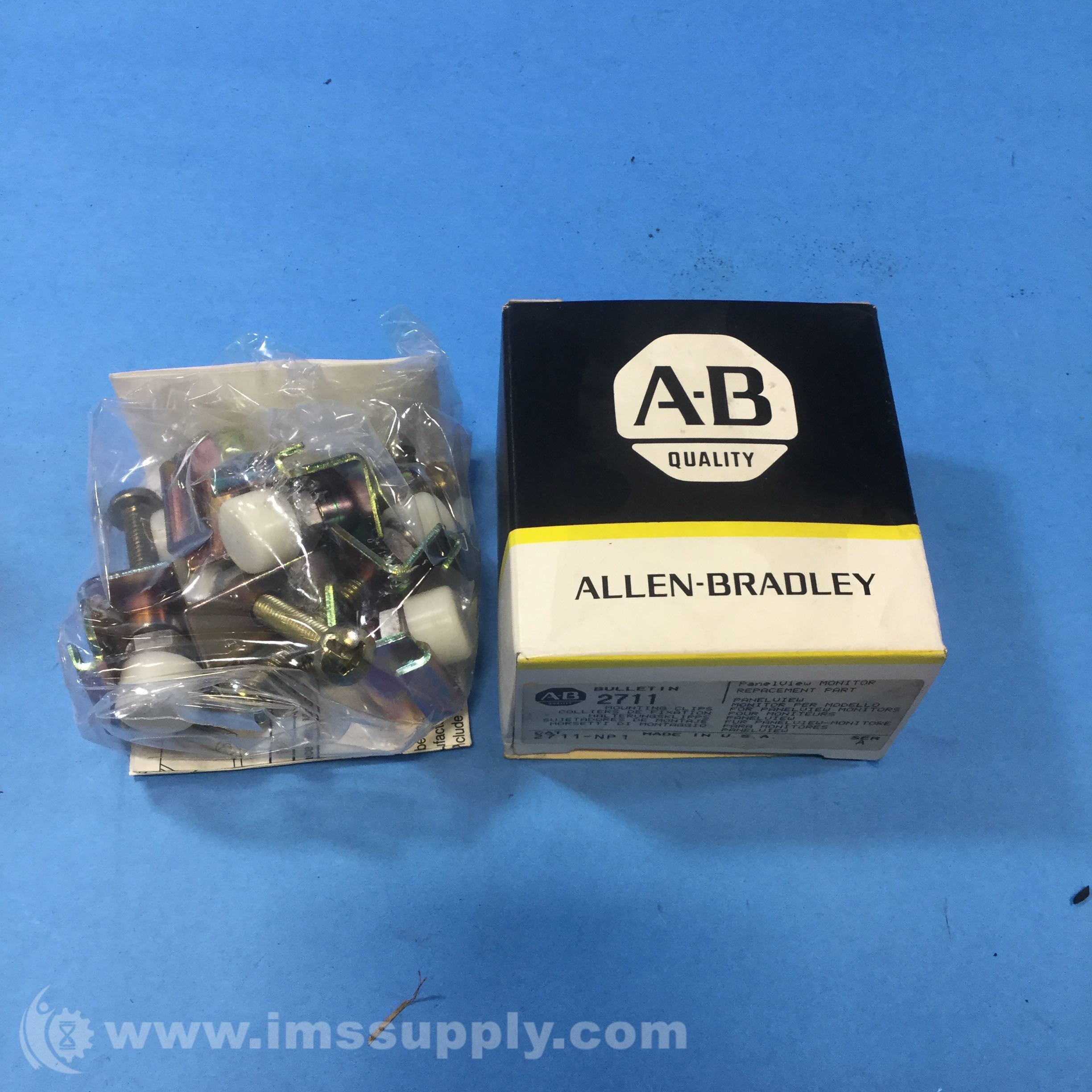 Allen Bradley 2711-NP1 Series A Pack of 4 PanelView Mount Clips - IMS ...