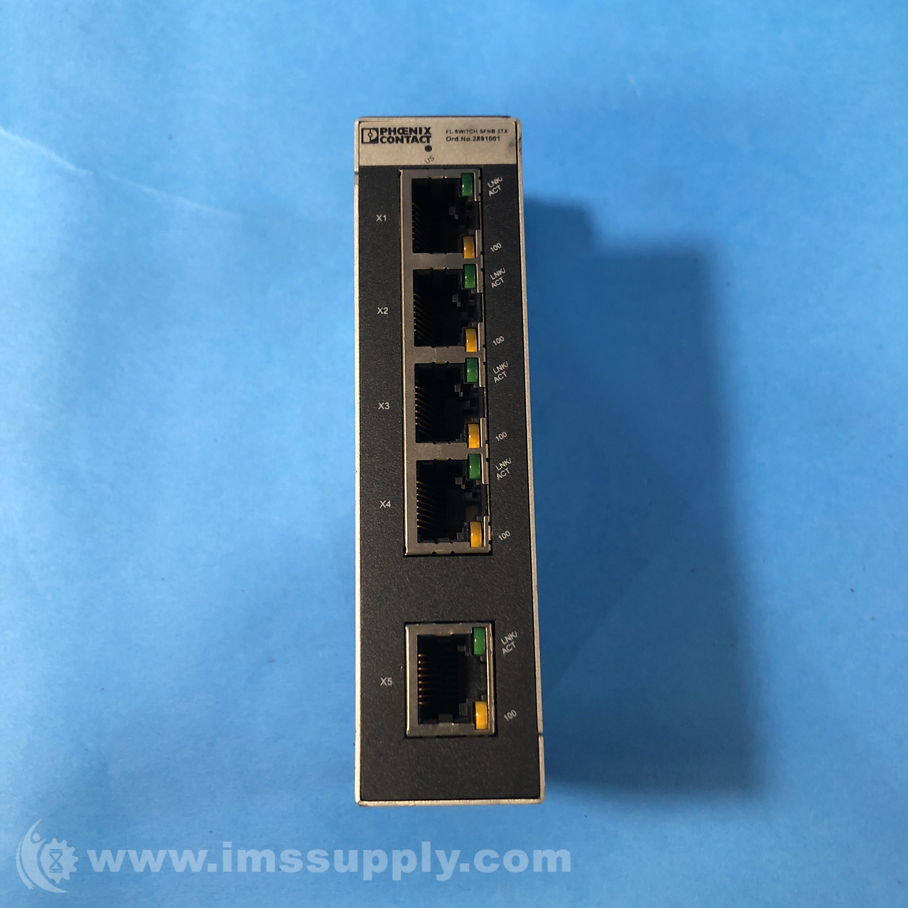 Phoenix Contact 2891001 Ethernet Switch Module 5-Port 24 VDC - IMS Supply