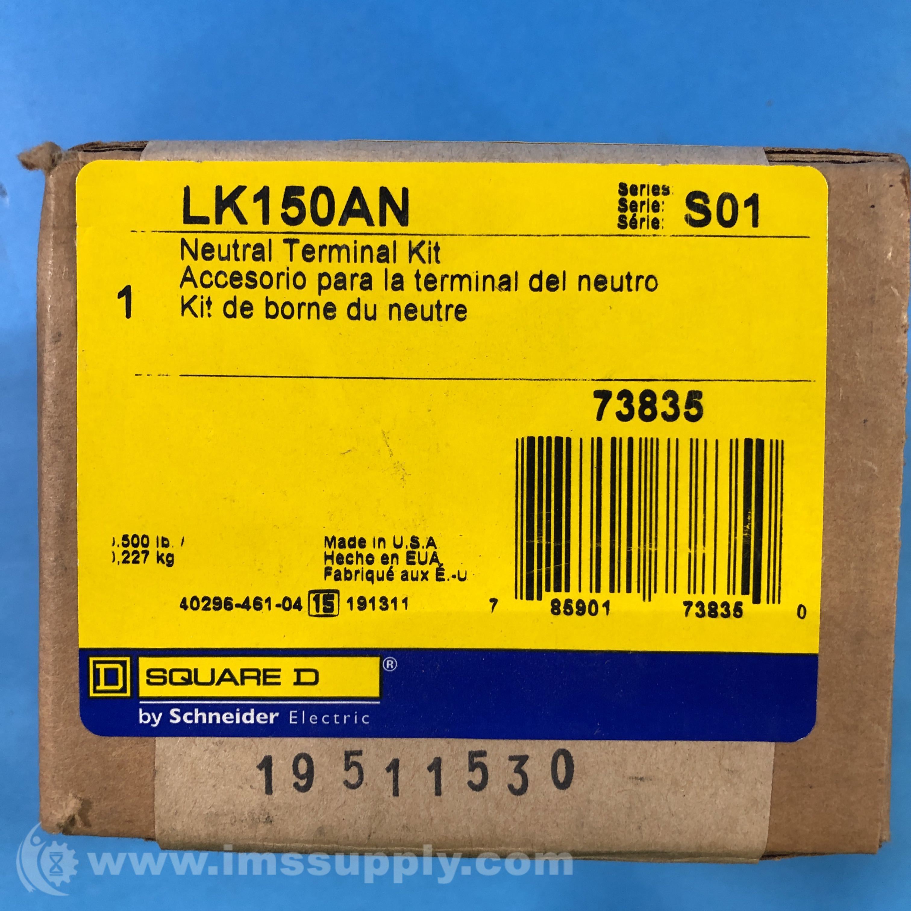 Square D LK150AN Neutral Lug Kit - IMS Supply