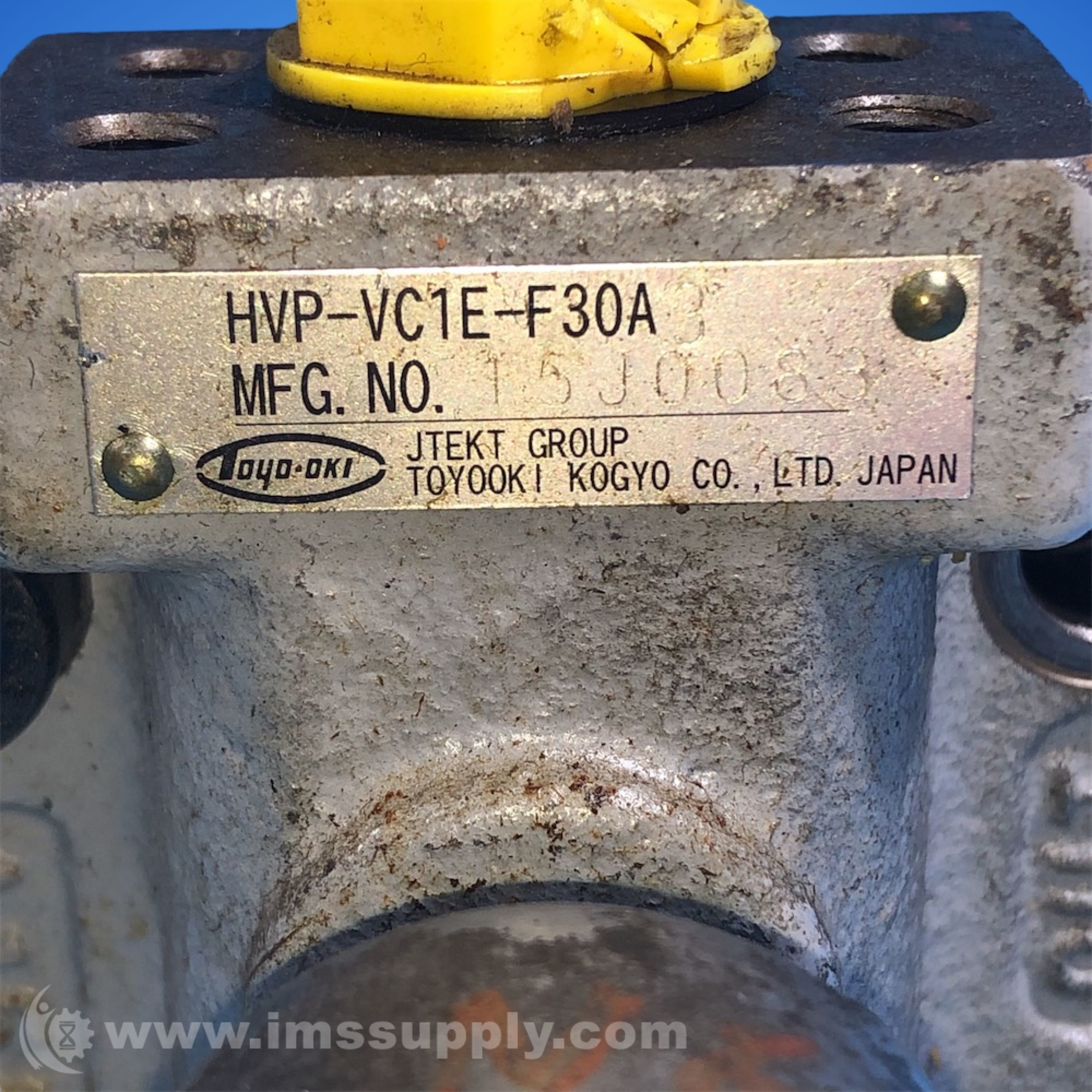 Toyooki Kogyo HVP-VC1E-F30A Hydraulic Pump - IMS Supply