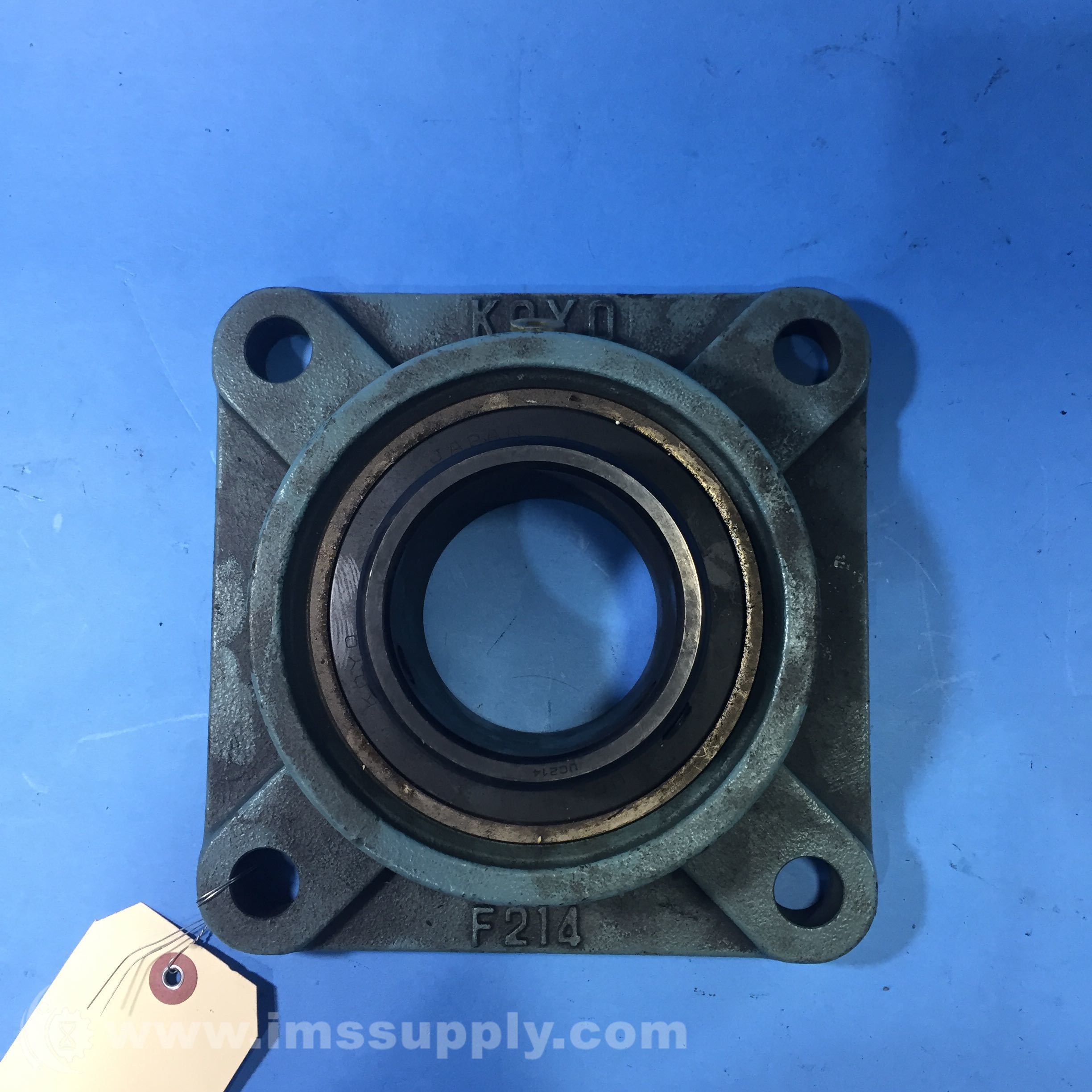 Koyo F214 Self-align 4 Bolt Flange Pillow Block Bearing - IMS Supply
