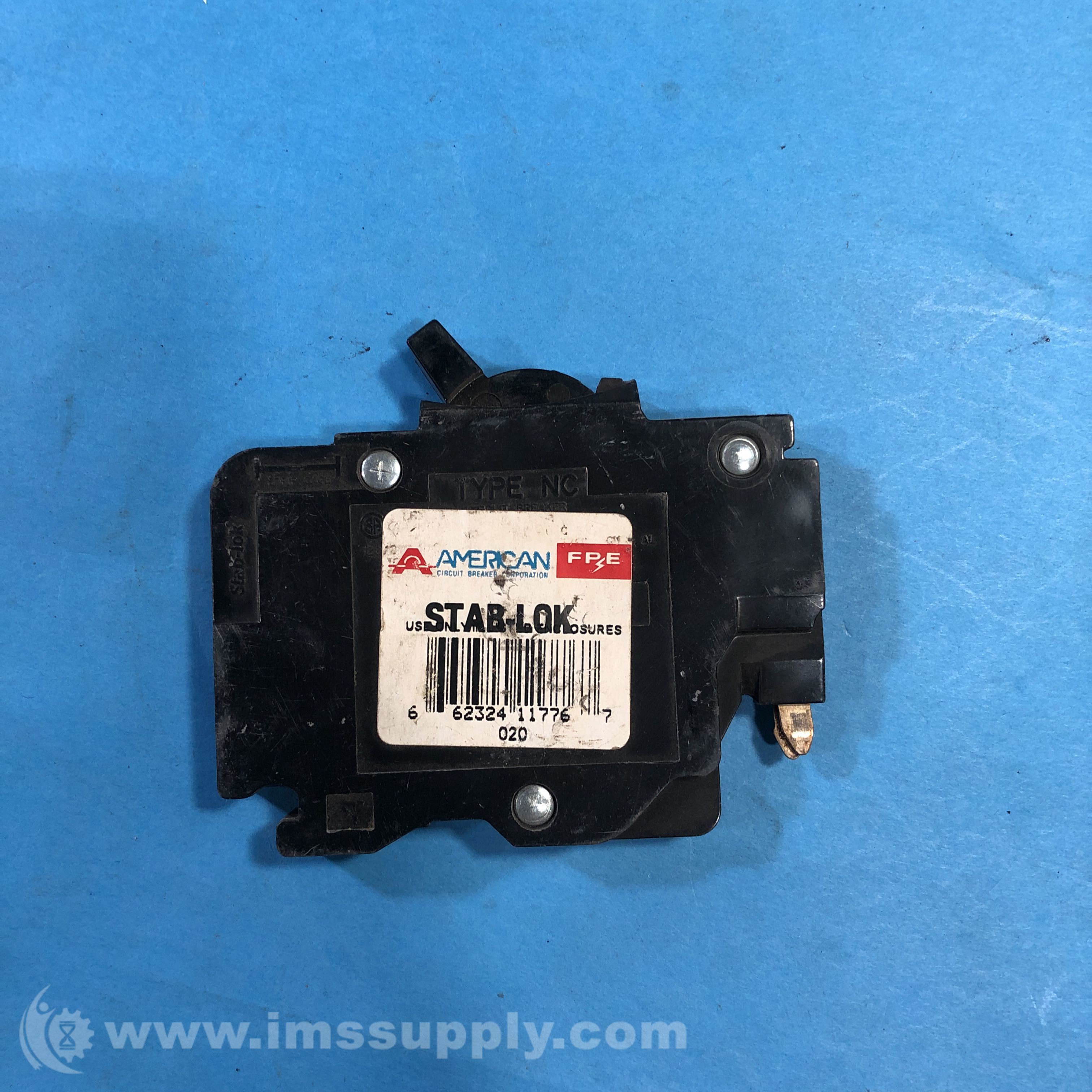 American Circuit Breaker NC120 Circuit Breaker, 20 Amp - IMS Supply