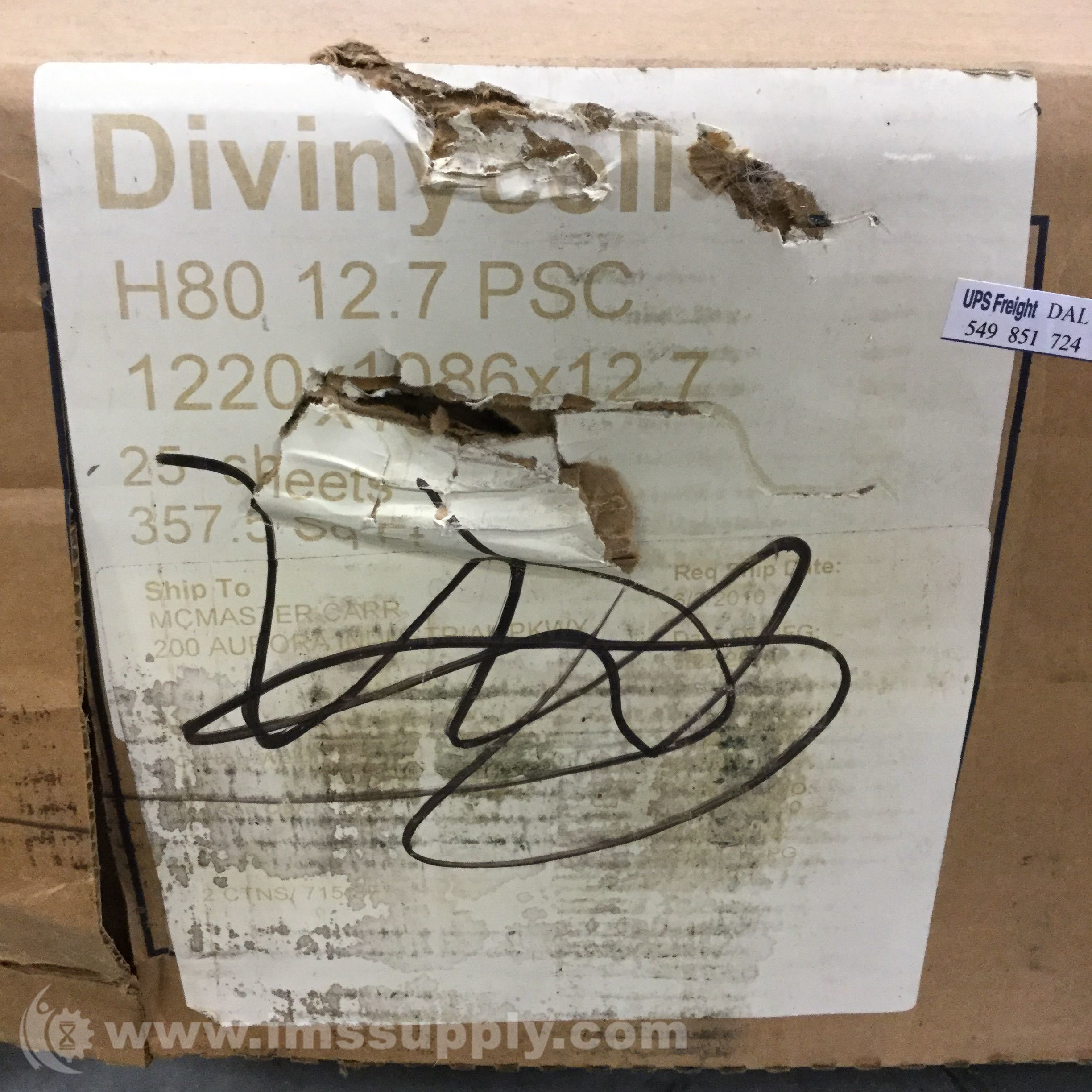 Diab H80 Divinycell H-80 Plain Core Sheets, 1220x1086x12.7 - IMS Supply