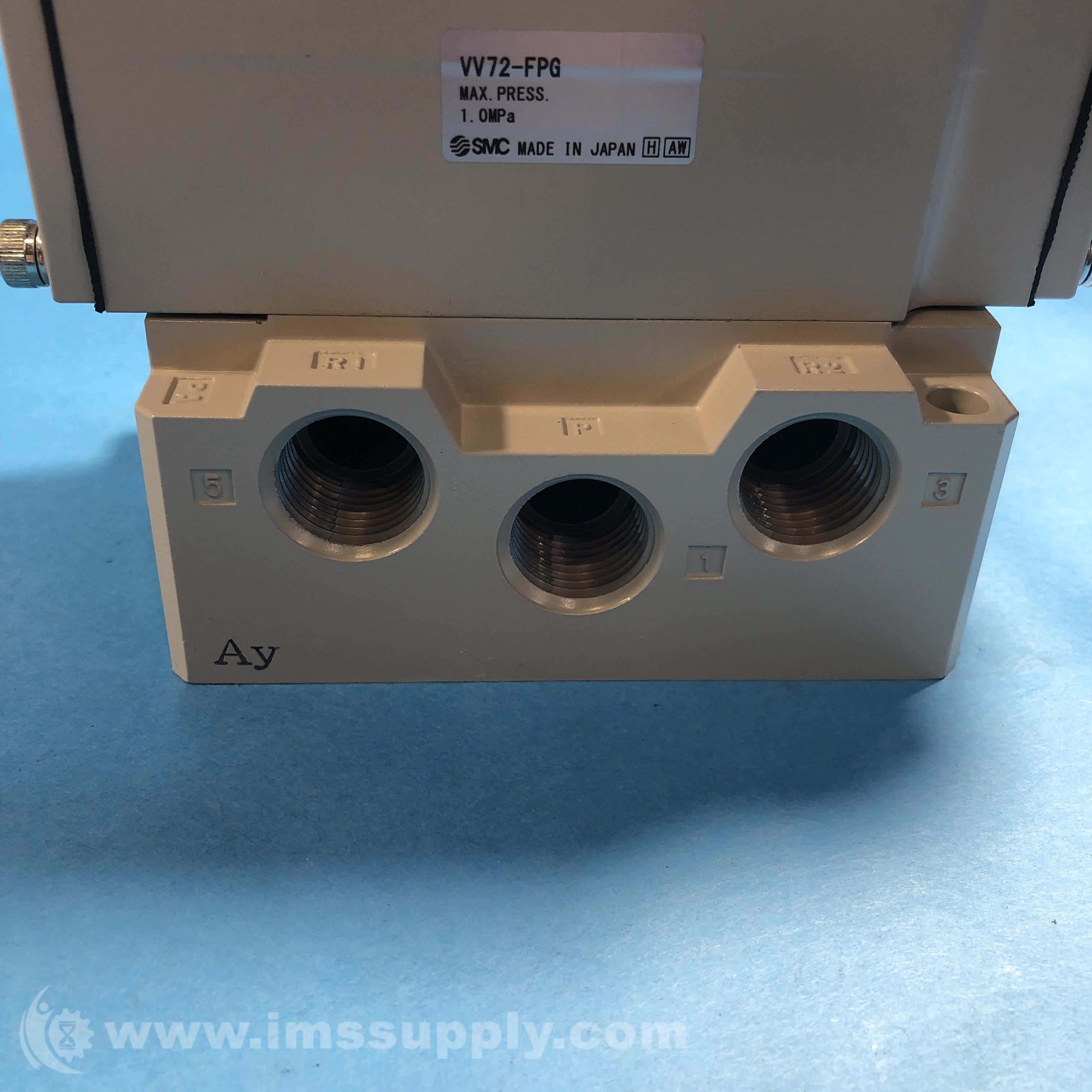 SMC VQ7-8-FPG-D-3A04 Solenoid Valve - IMS Supply