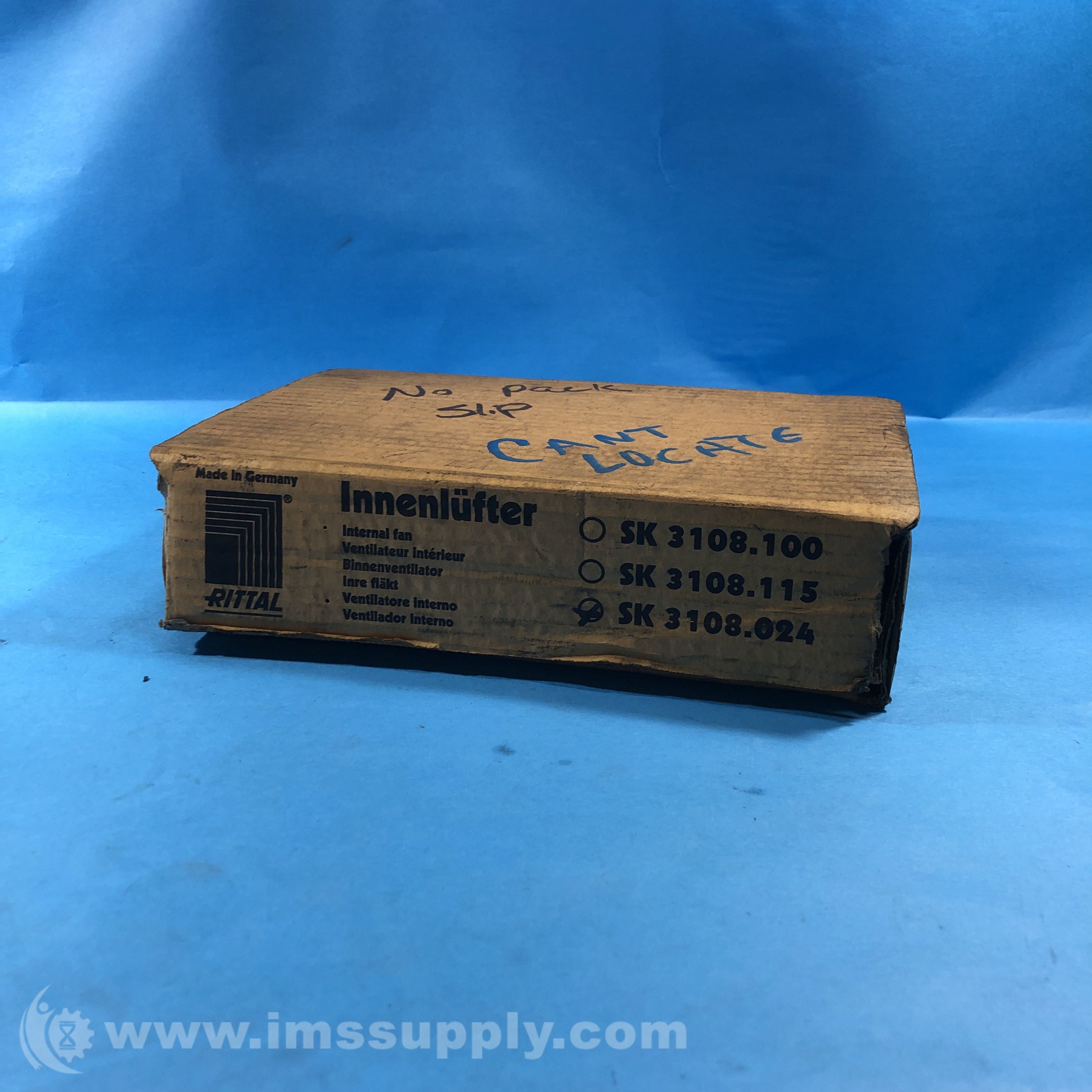 Rittal SK3108 024 Enclosed Fan - IMS Supply