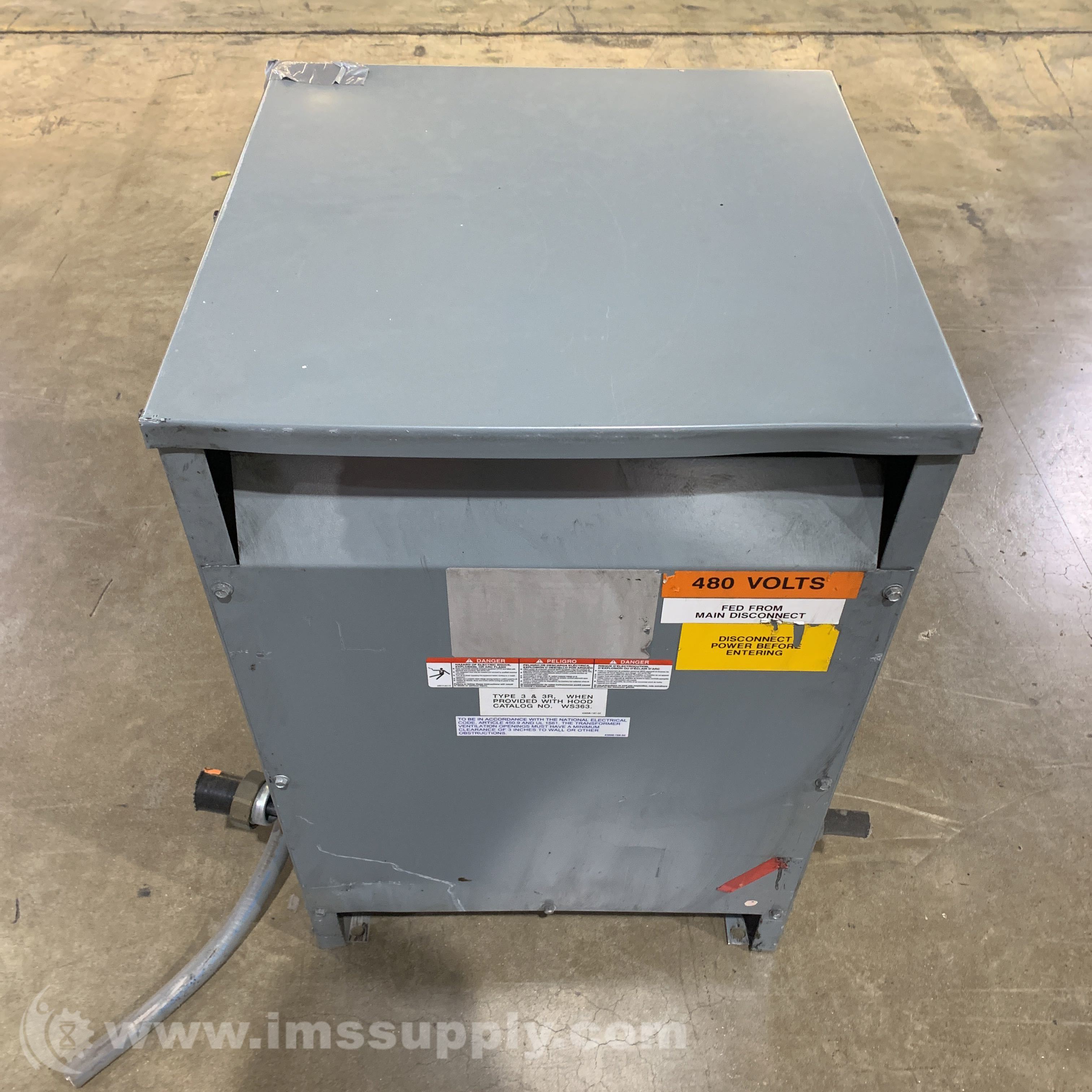 Square D 480 Volt Transformer - IMS Supply