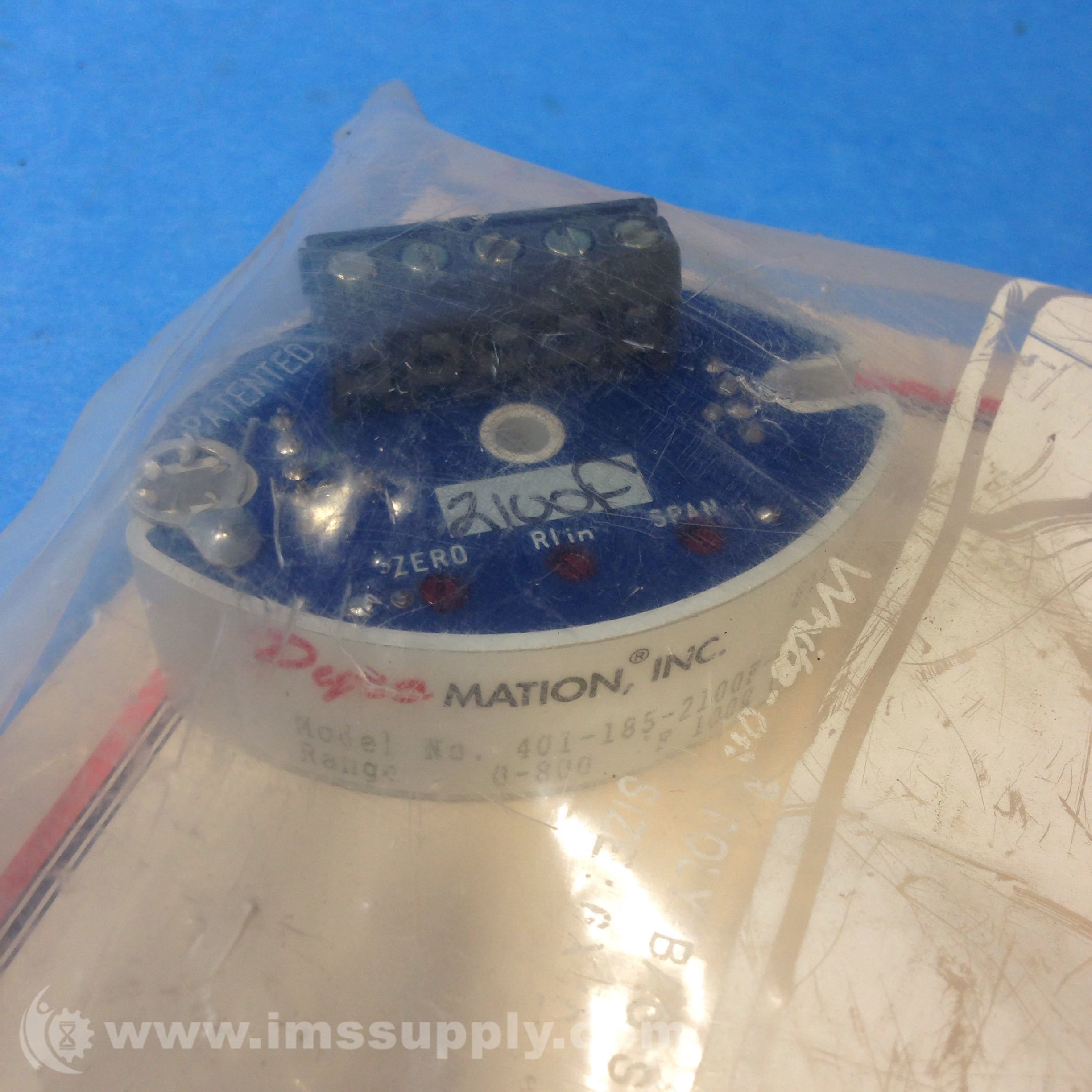 Pyromation Inc 401-185-2100F-00 Temperature Transmitter - IMS Supply