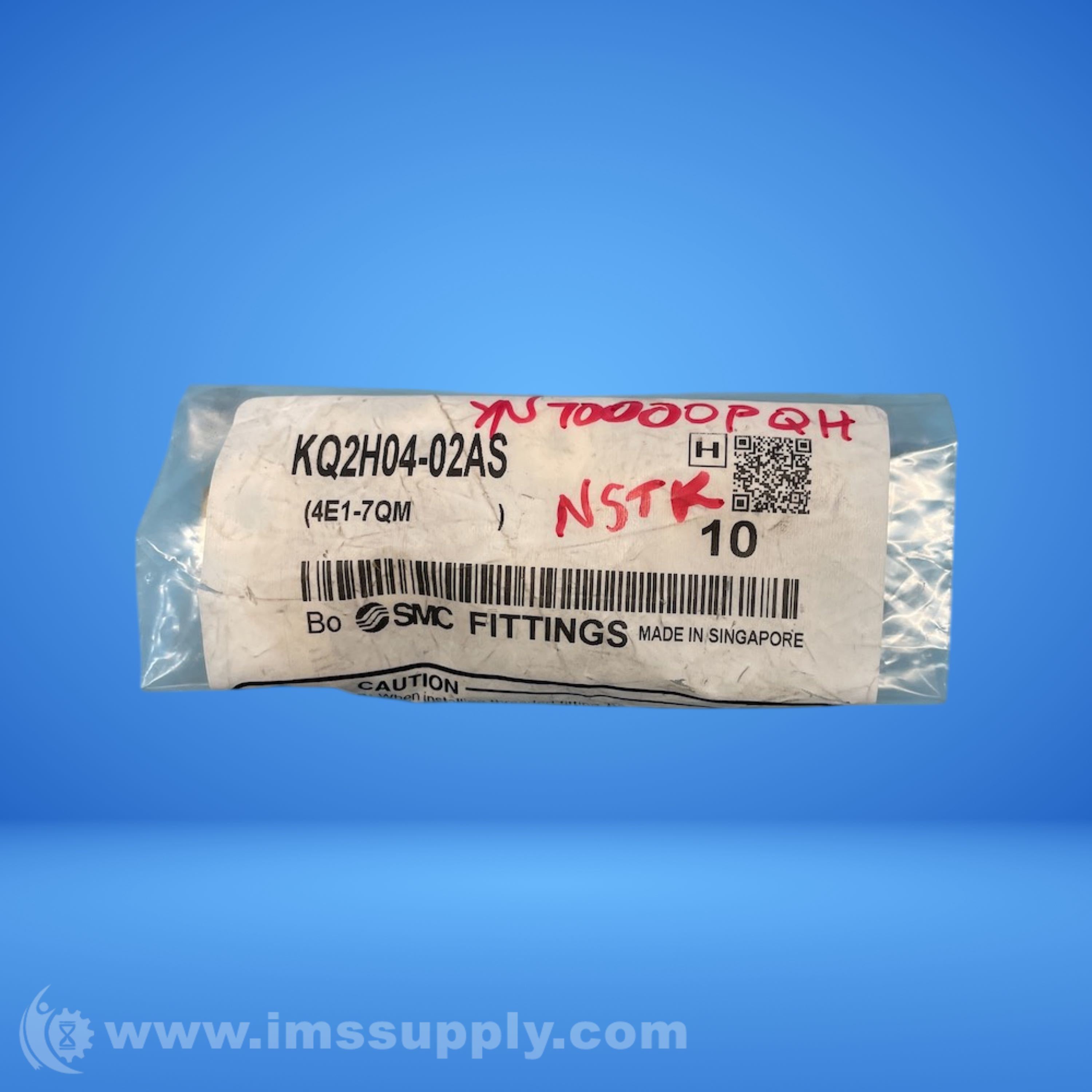 SMC KQ2H04-02AS Bag of 10 - IMS Supply