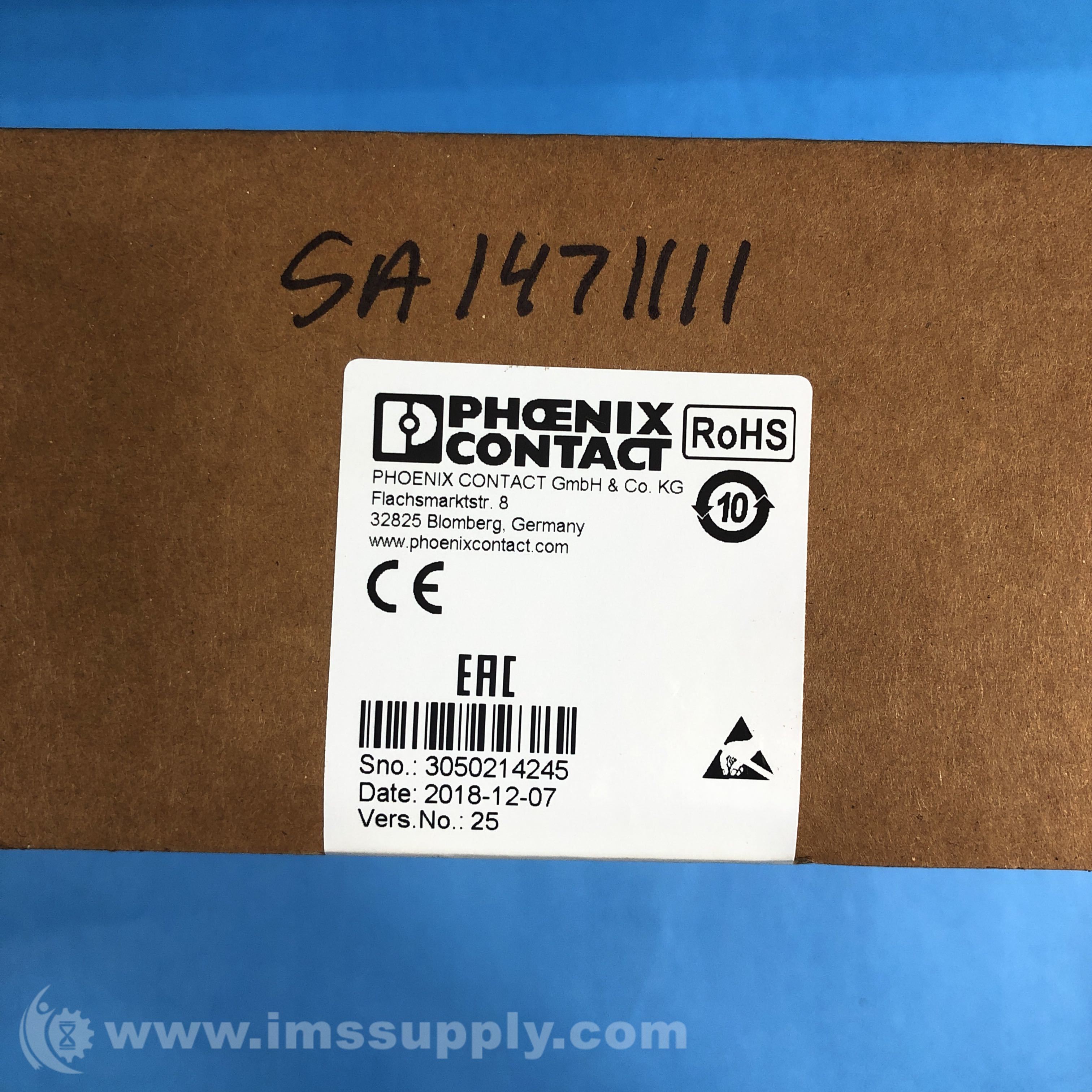 Phoenix Contact 2832771 Ethernet Module FL SWITCH SF 8 TX - IMS Supply
