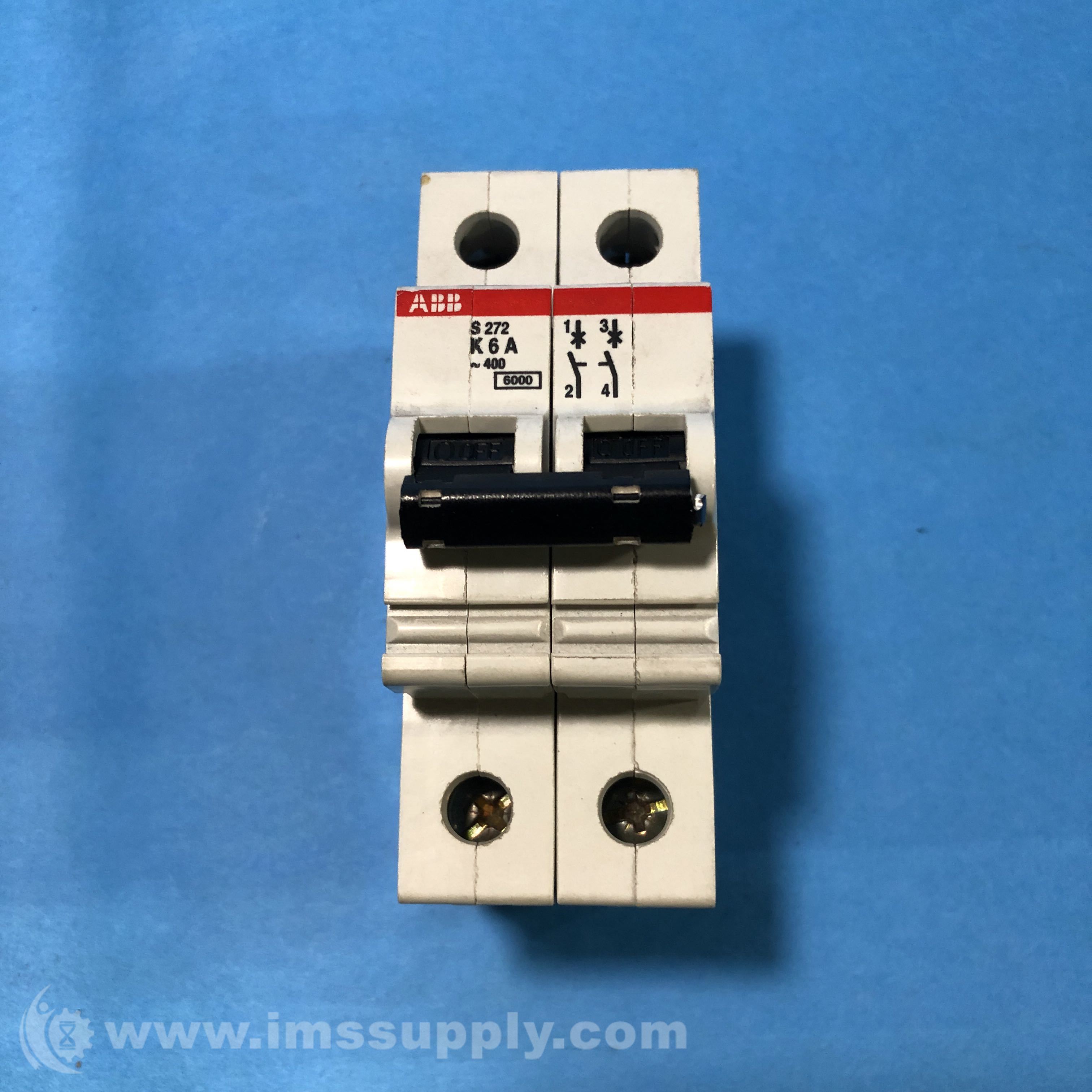 ABB S272-K6A 2p 6a Amp 277/480v-ac Molded Case Circuit Breaker - IMS Supply