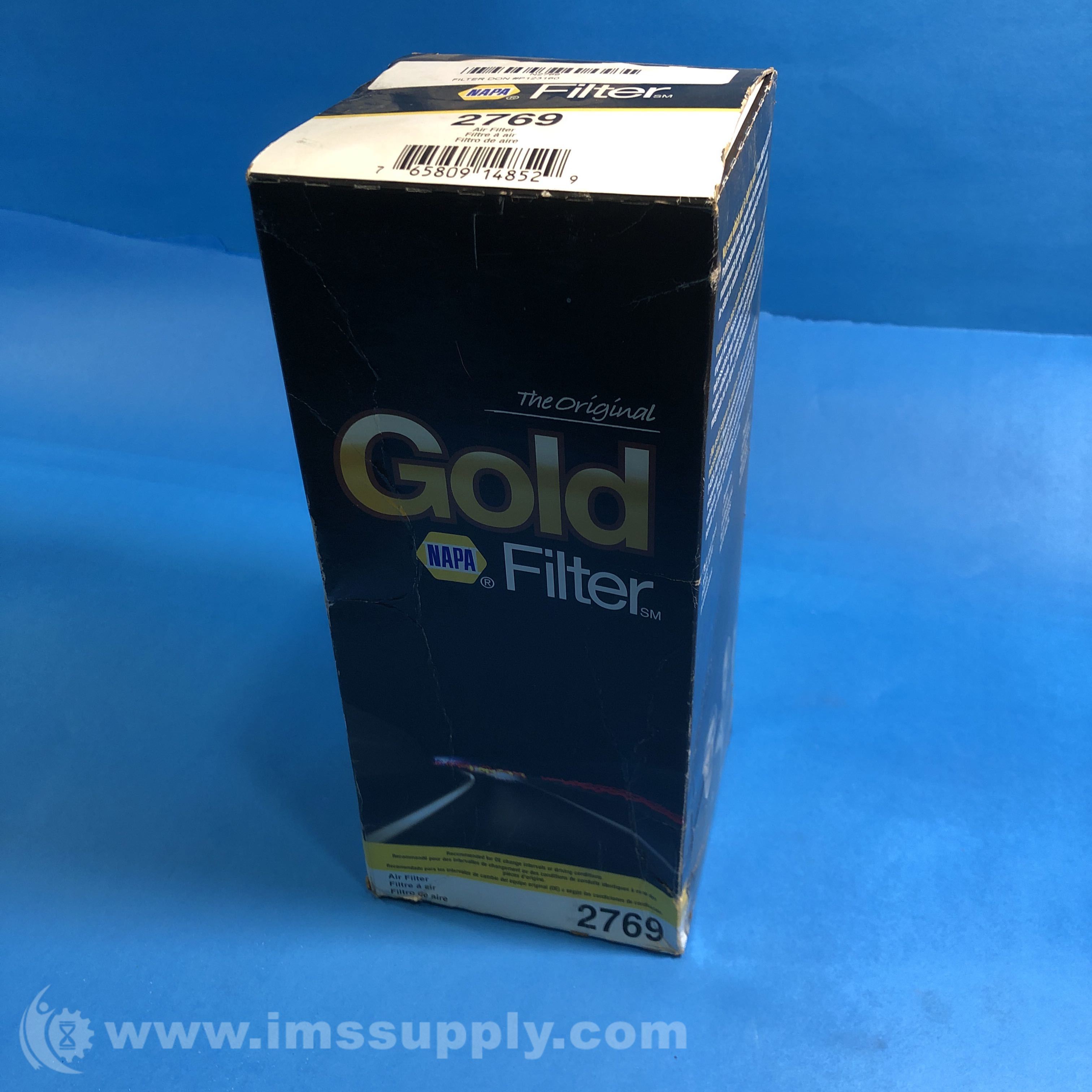 Napa 2769 Gold Air Filter, 3.1 In OD, Synthetic Filter Material - IMS ...