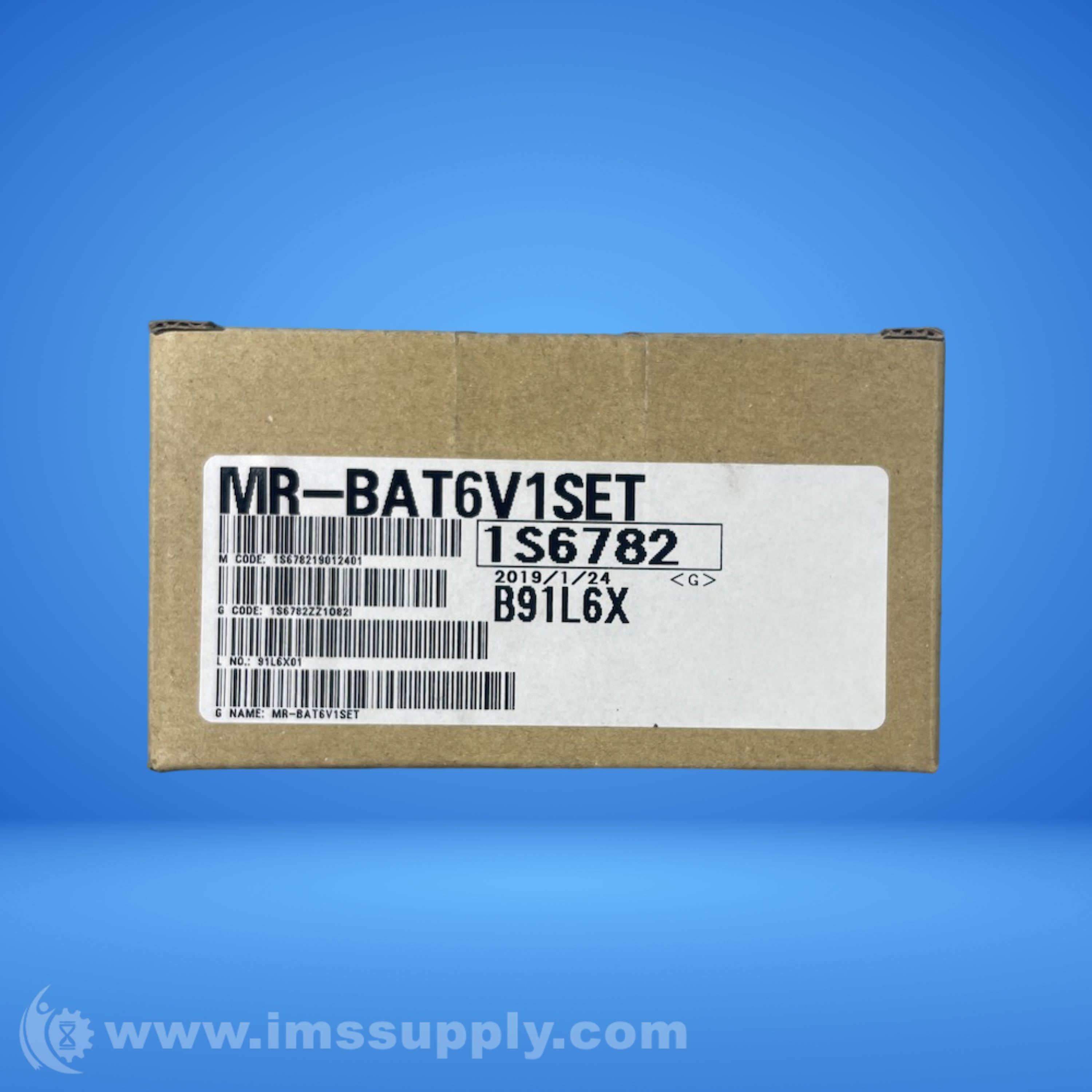 Mitsubishi Electric MR-BAT6V1SET Lithium Battery - IMS Supply