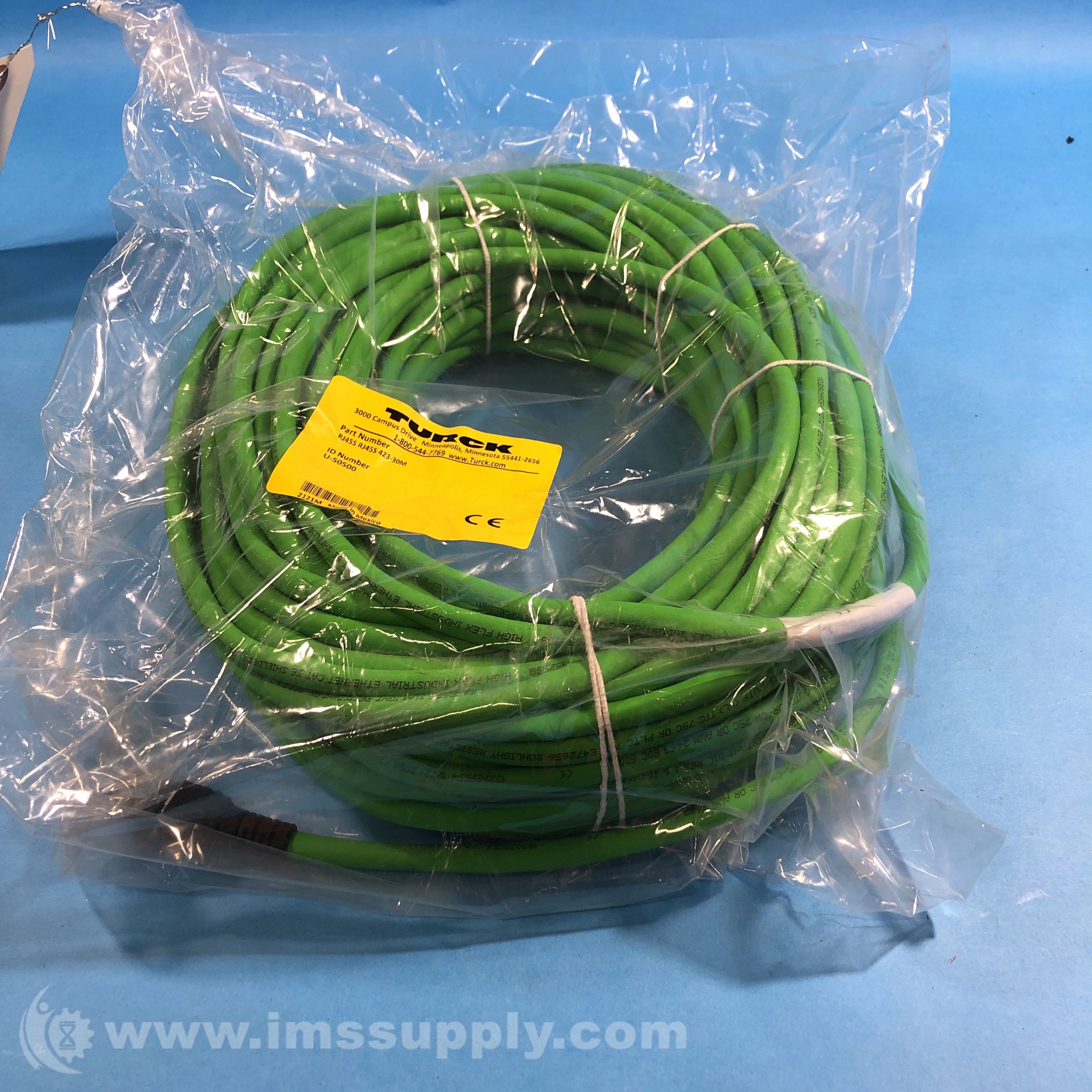 Turck RJ45S RJ45S 423-30M Double-ended PROFINET Extension Cable - IMS ...