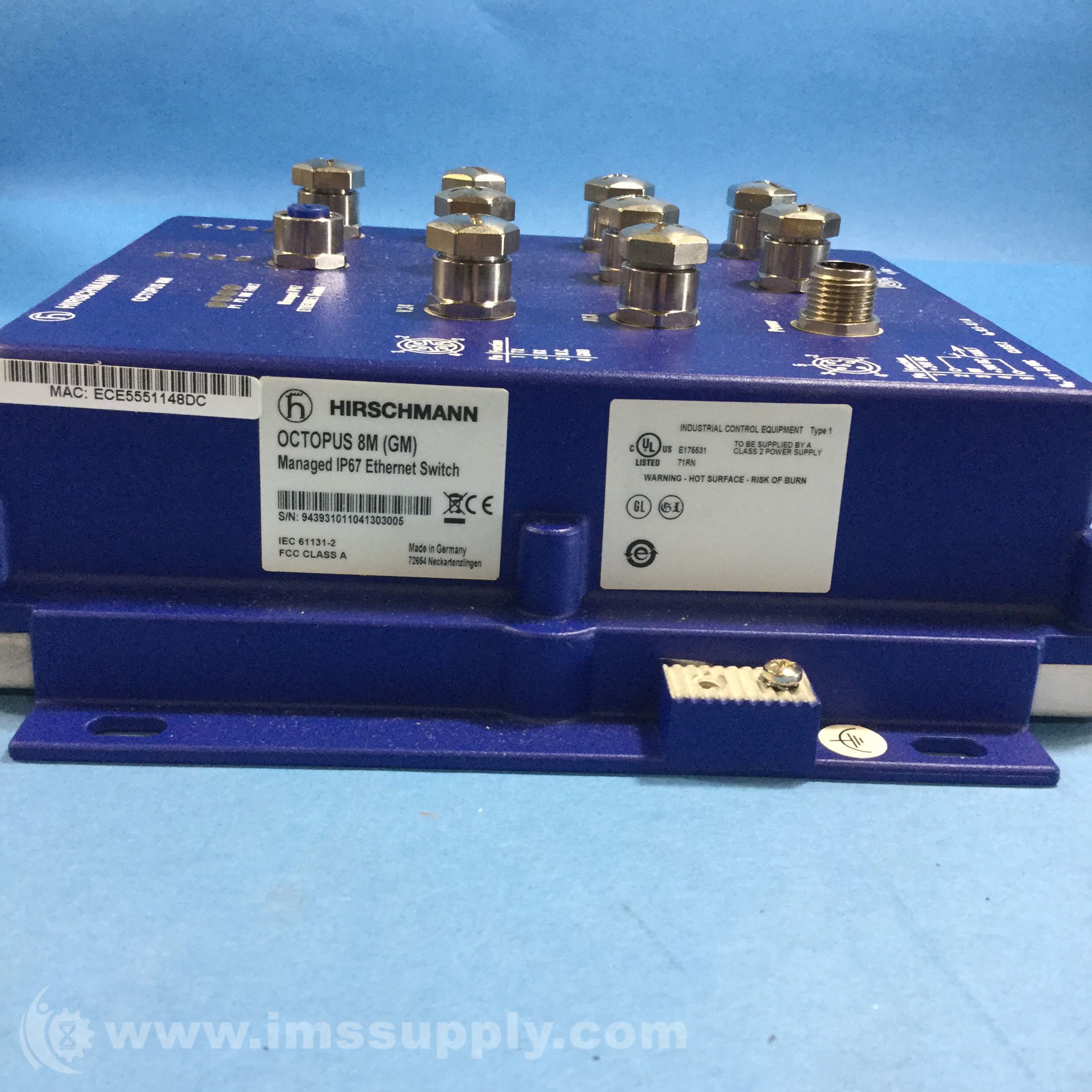 Hirschmann Octopus 8M Ethernet Switch - IMS Supply