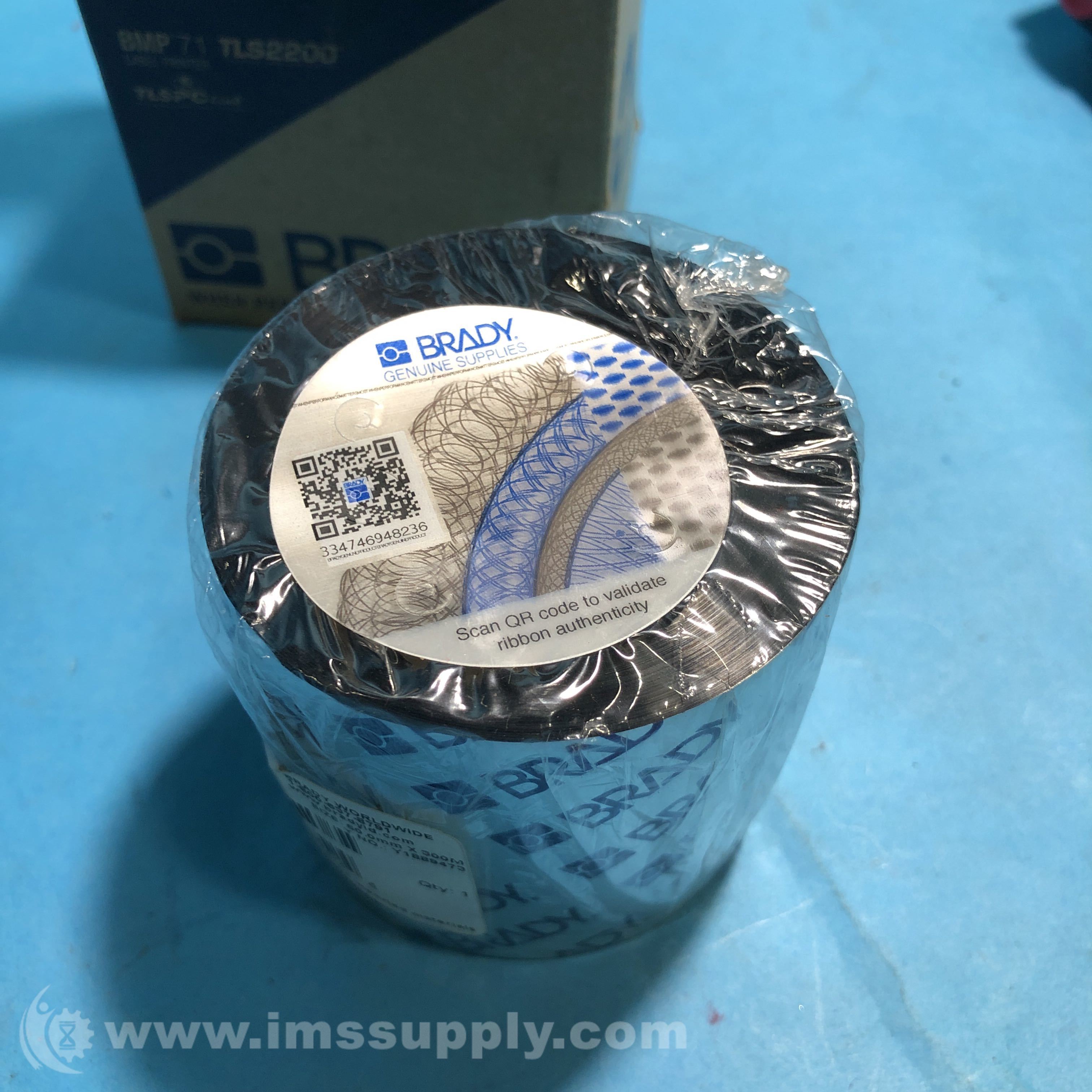 Brady PTDS-30-390 Roll of 300 Durasleeve Wire Marking Inserts - IMS Supply