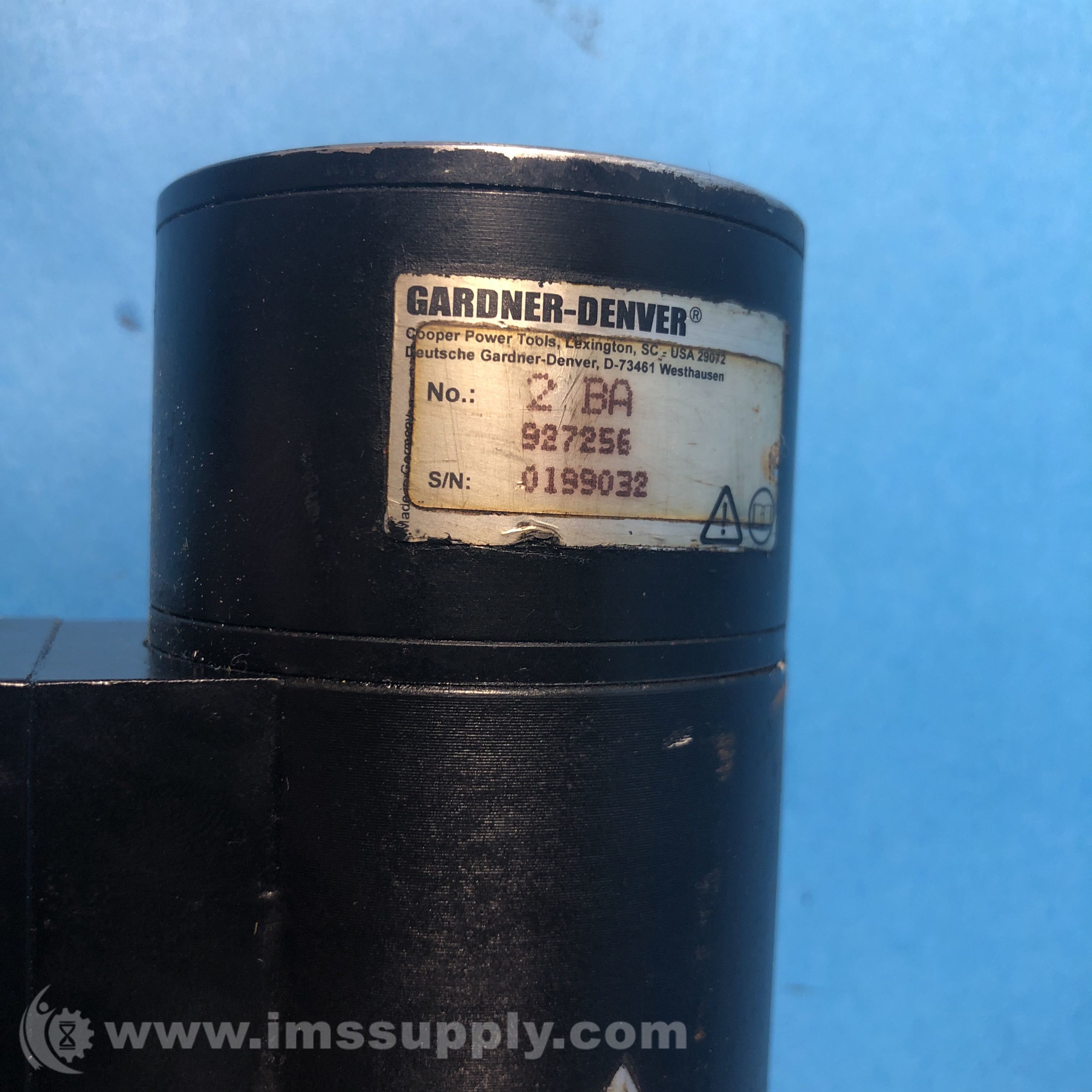 Gardner Denver 927256 Spindle Drive Nutrunner - IMS Supply