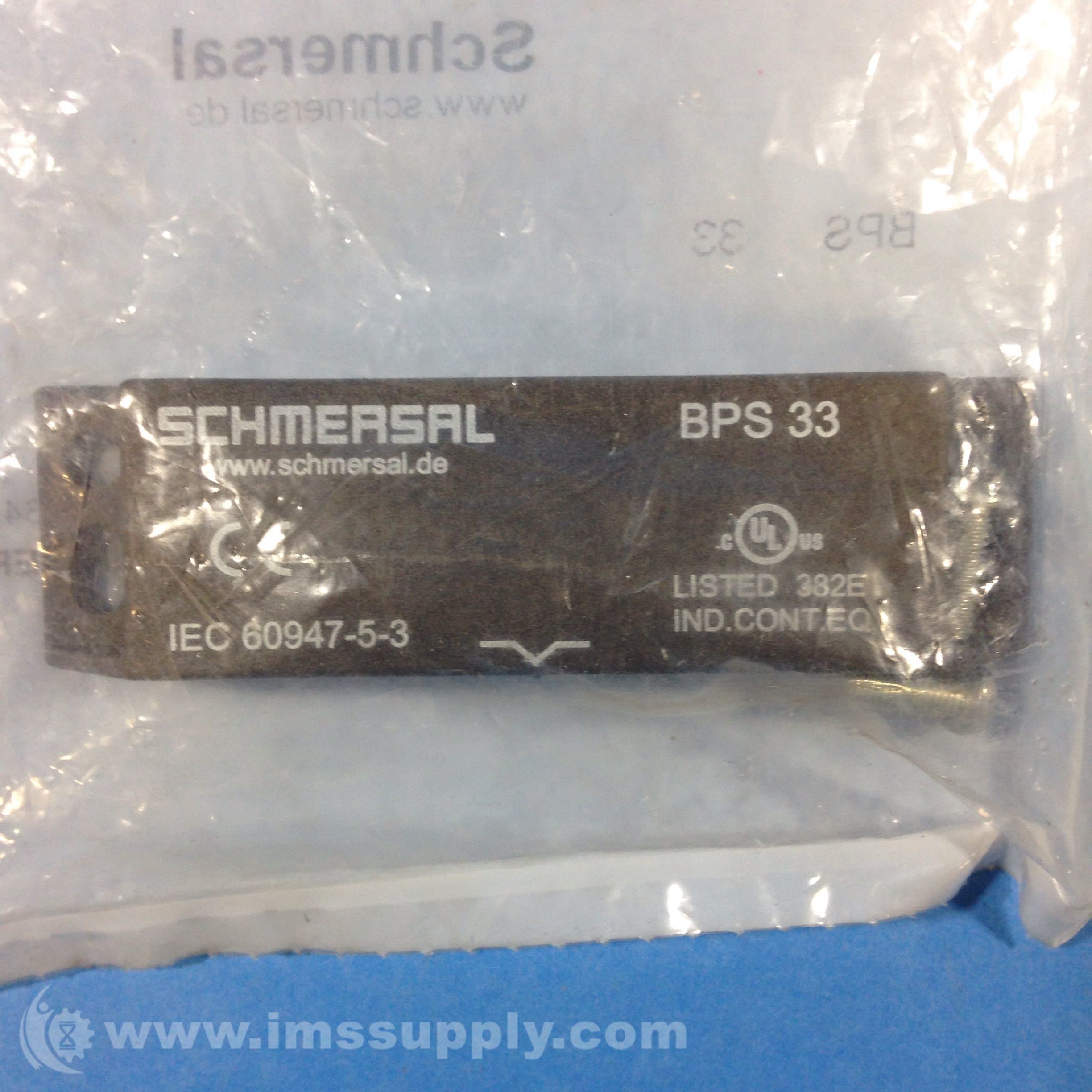 Schmersal BPS-33 Coded Magnetic Actuator for Safety Switches - IMS Supply