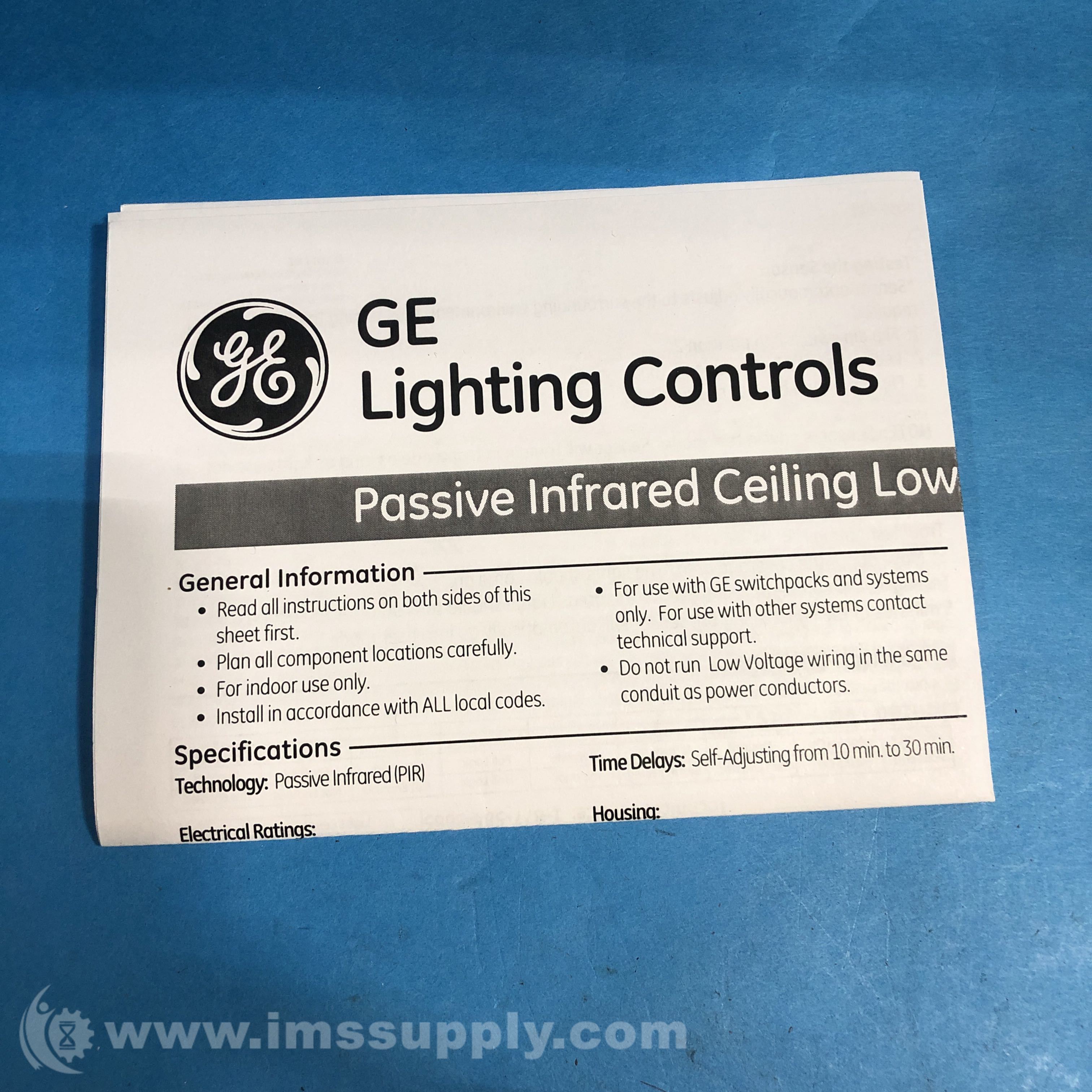 General Electric CIR-15-360-D Ceiling Occupancy Sensor - IMS Supply