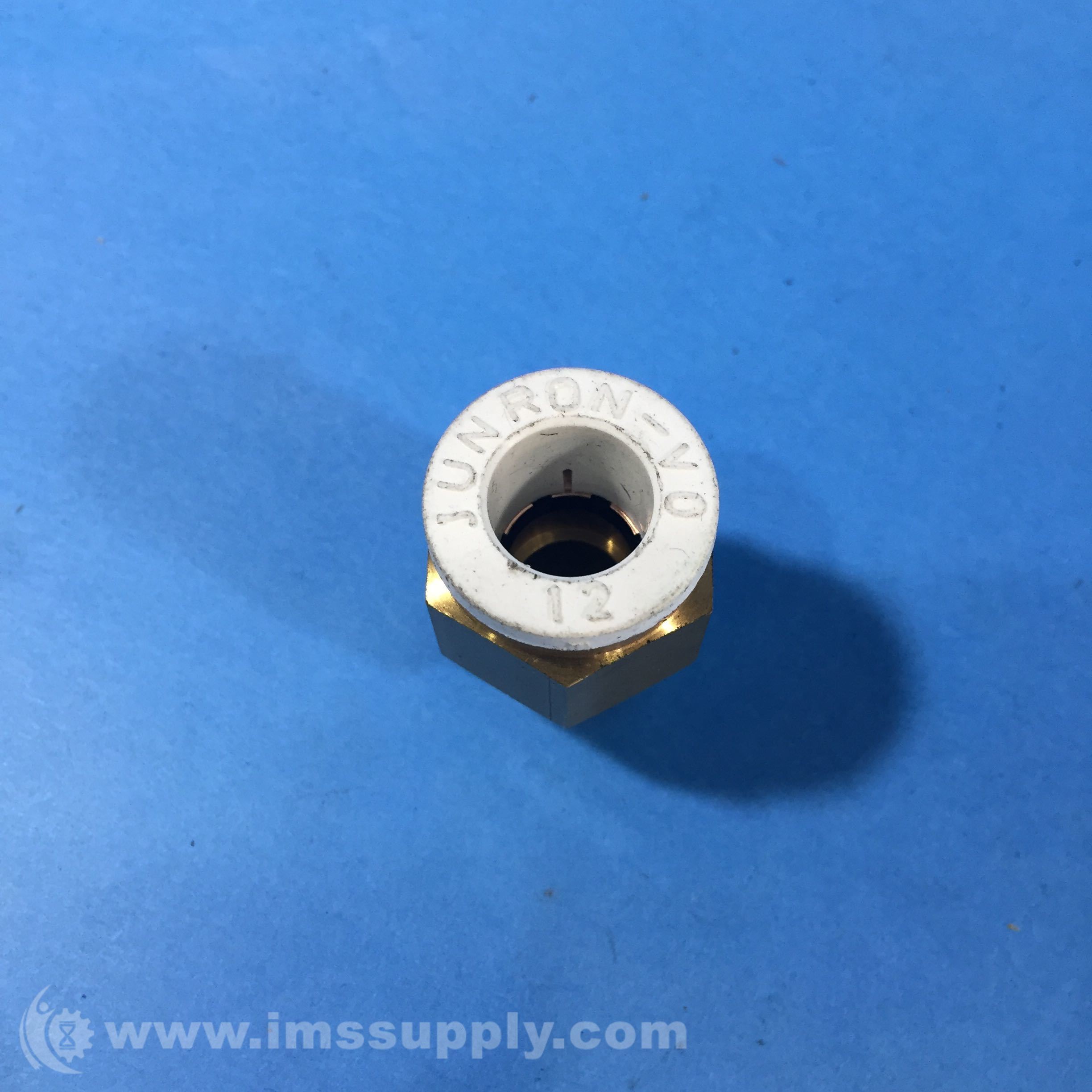 Junron VO-12 Push in Quick Fitting Connector, Male Straight - IMS Supply