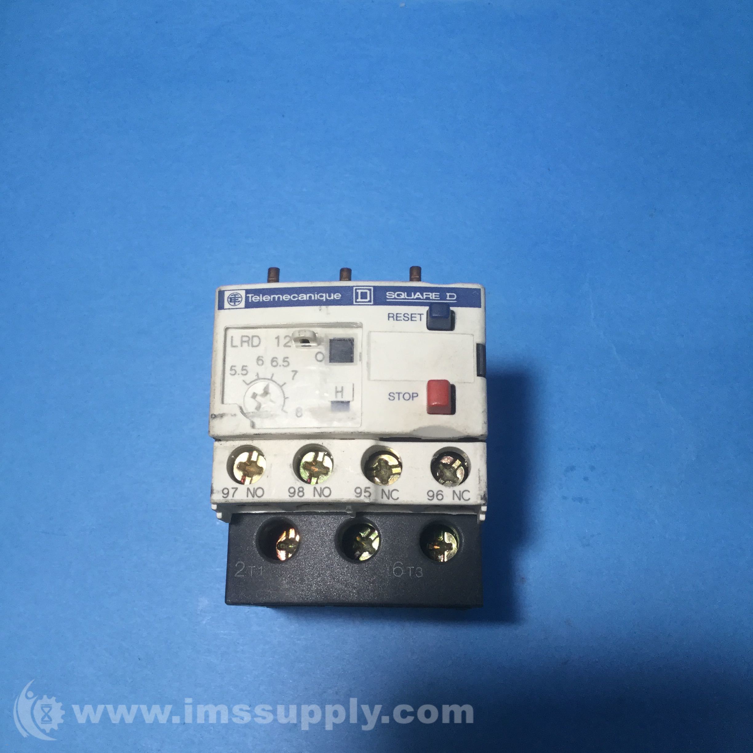 Telemecanique LRD12 Overload Relay, 5.5 - 8 Amp - IMS Supply