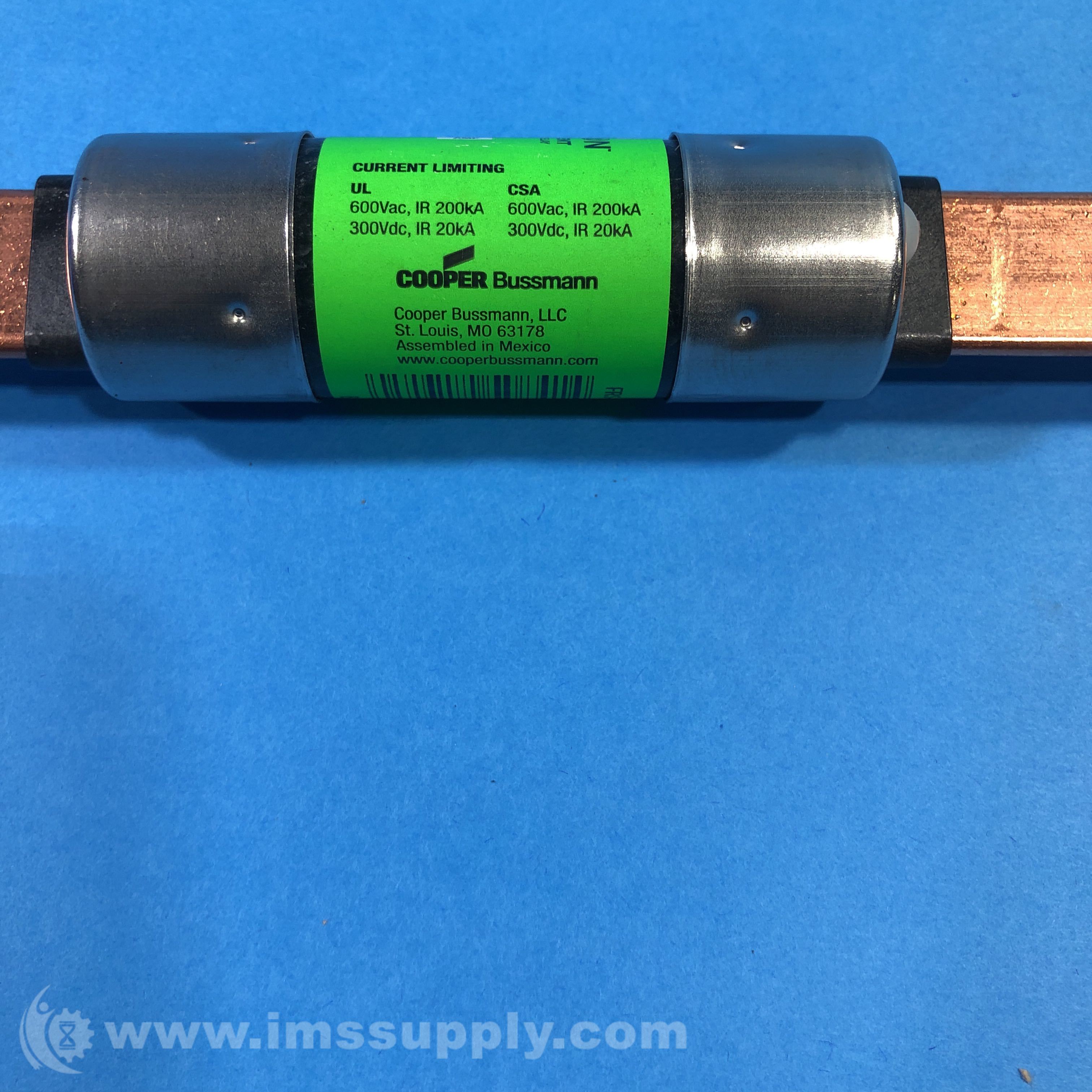 Bussmann FRS-R-80 Industrial Fuse, 600V 80A Dual Element - IMS Supply