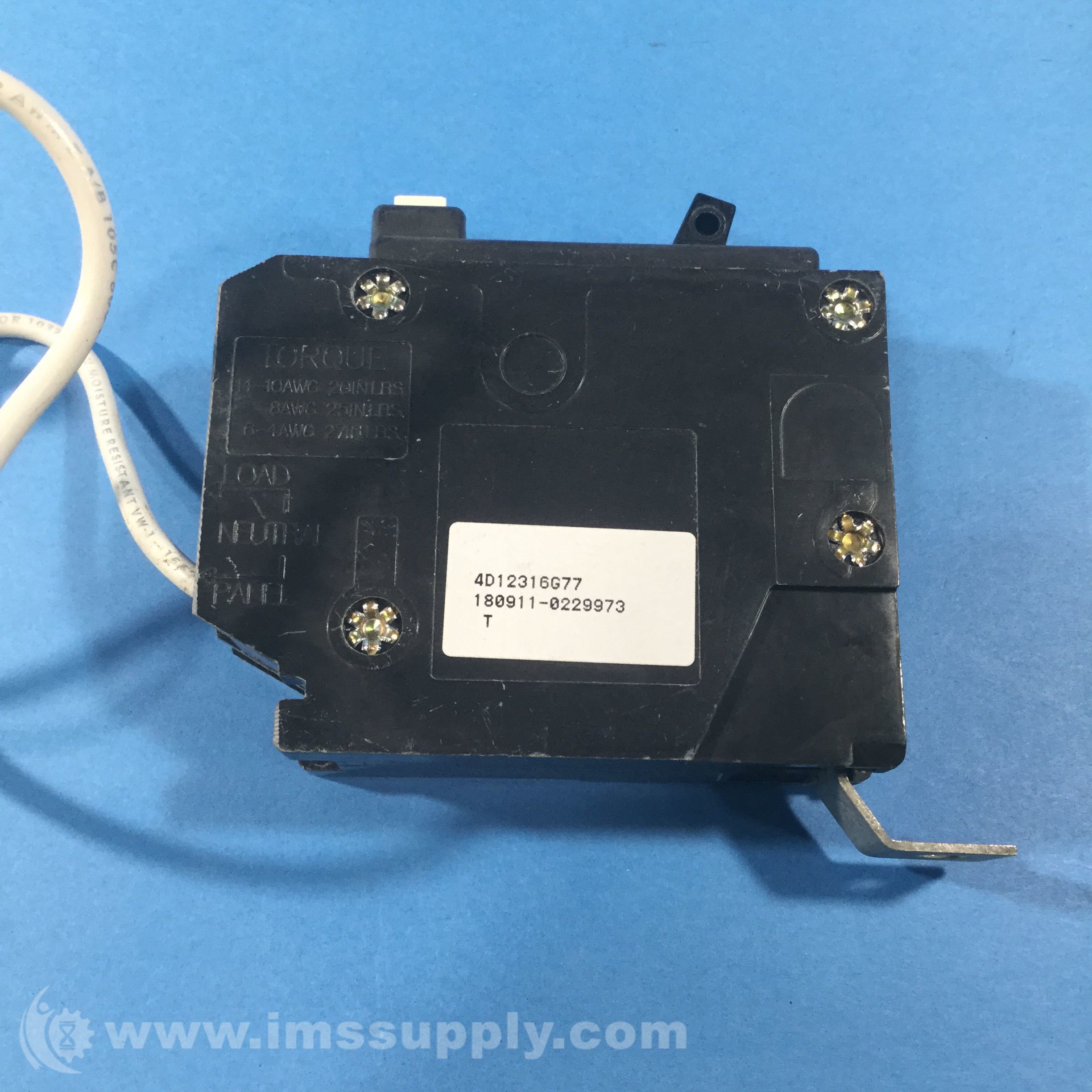 Eaton QBGFT1020 Bolt-On Miniature Ground Fault Circuit Breaker - IMS Supply