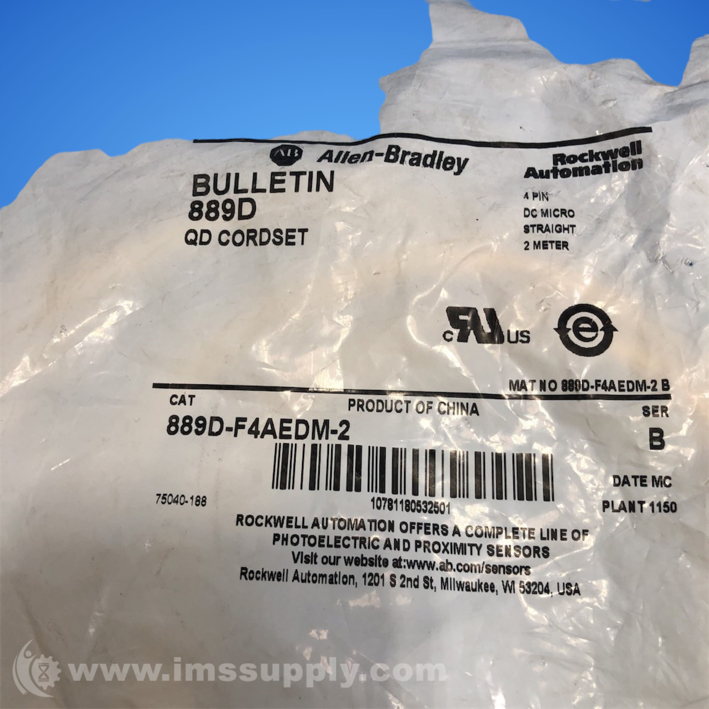 Allen Bradley 889D-F4AEDM-2 - IMS Supply