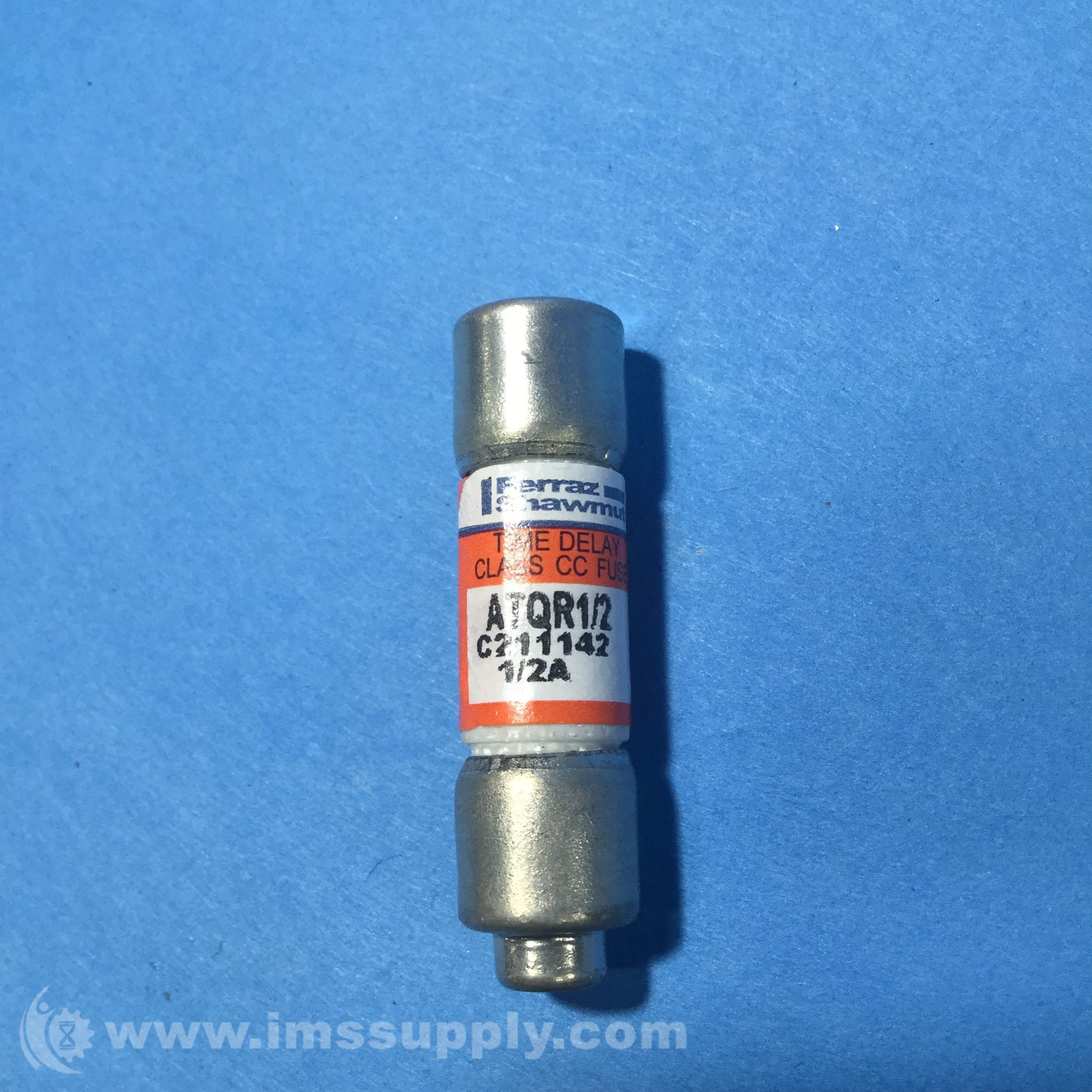 Ferraz ATQ-R-1/2 Fuse, 0.50 Amp, 600 Volt, CC - IMS Supply