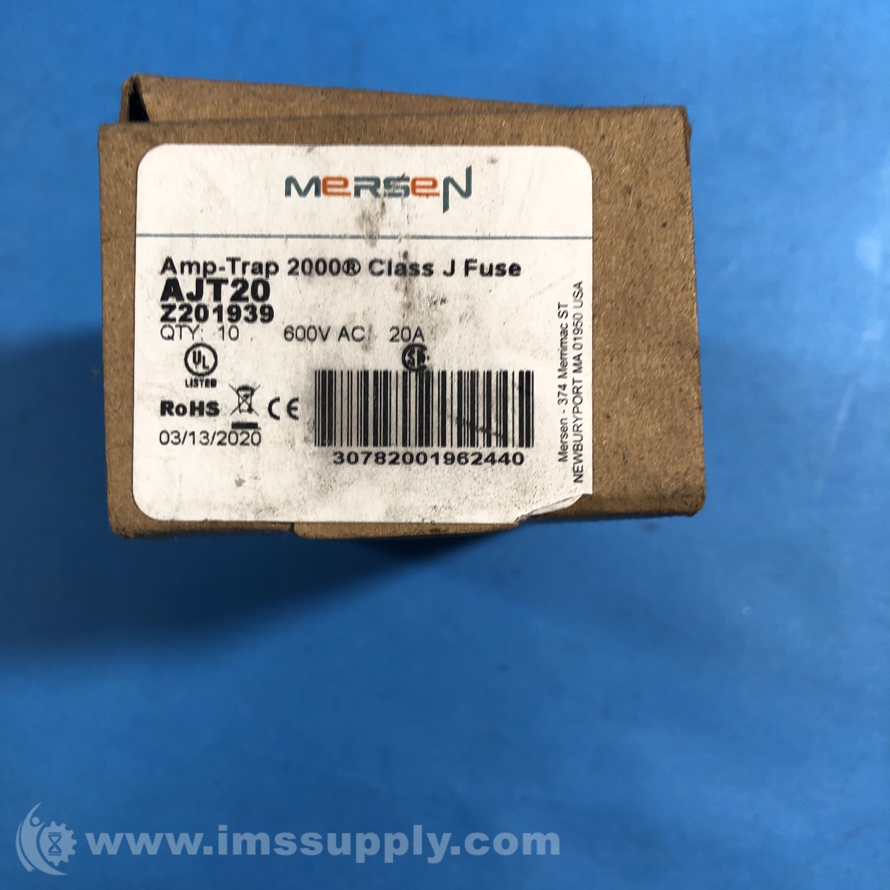 Mersen AJT20 Time-Delay Relay Pack of 10 - IMS Supply
