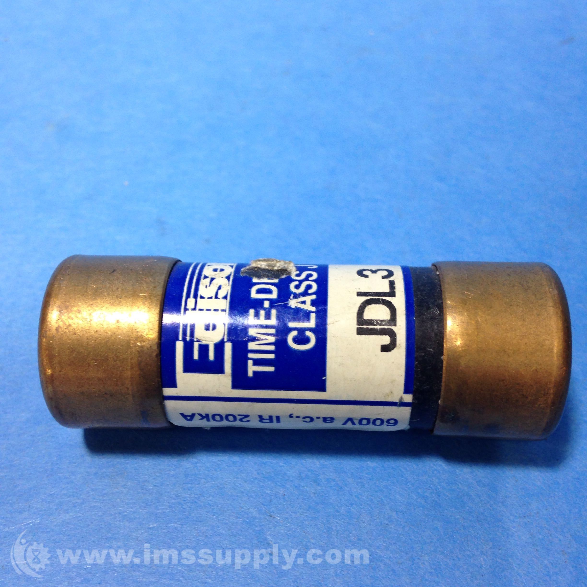Edison JDL3 Fuse 3 A 600 V Class J time Delay - IMS Supply