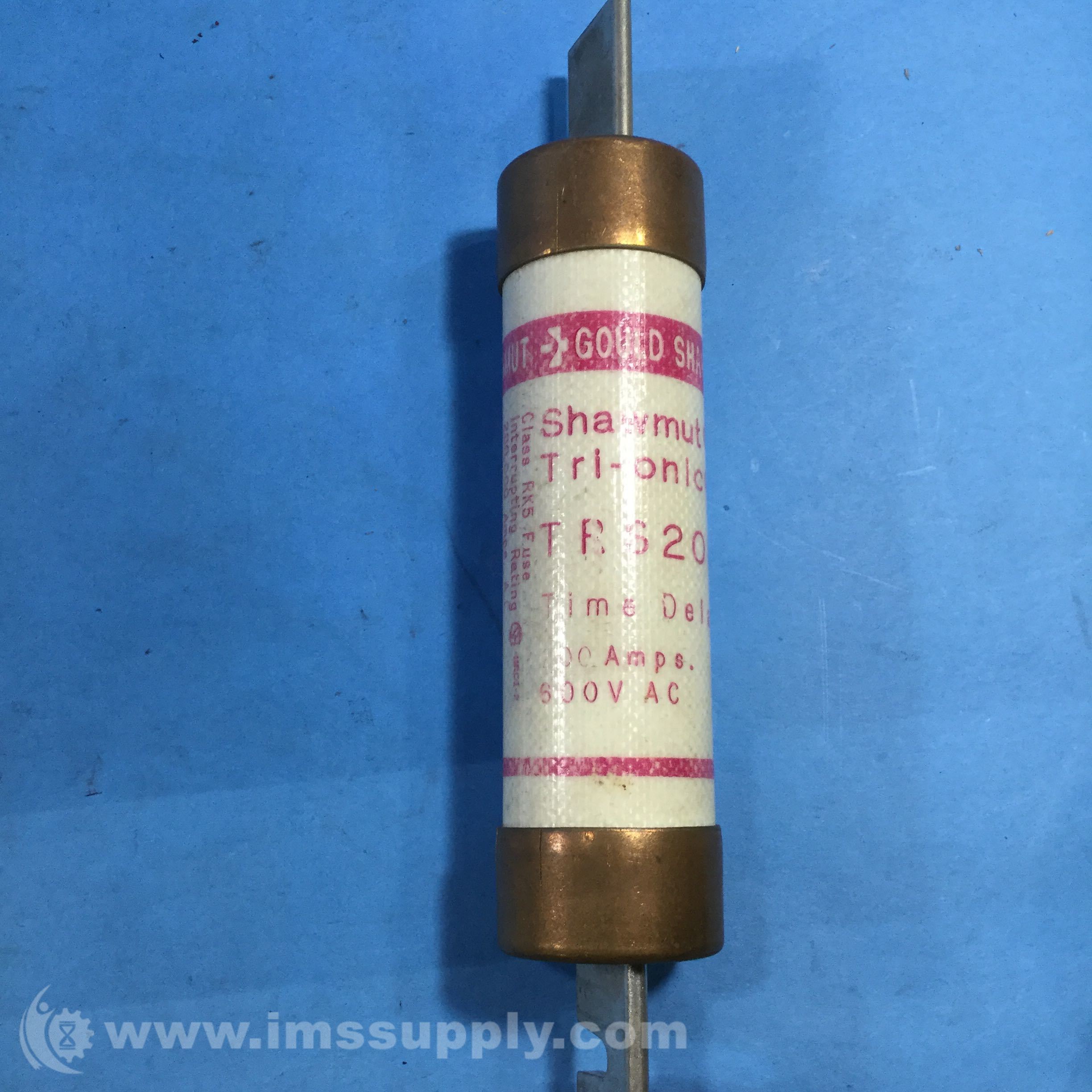 Gould TRS200R Dual Element Time Delay Fuse, 200 Amp, 600V - IMS Supply