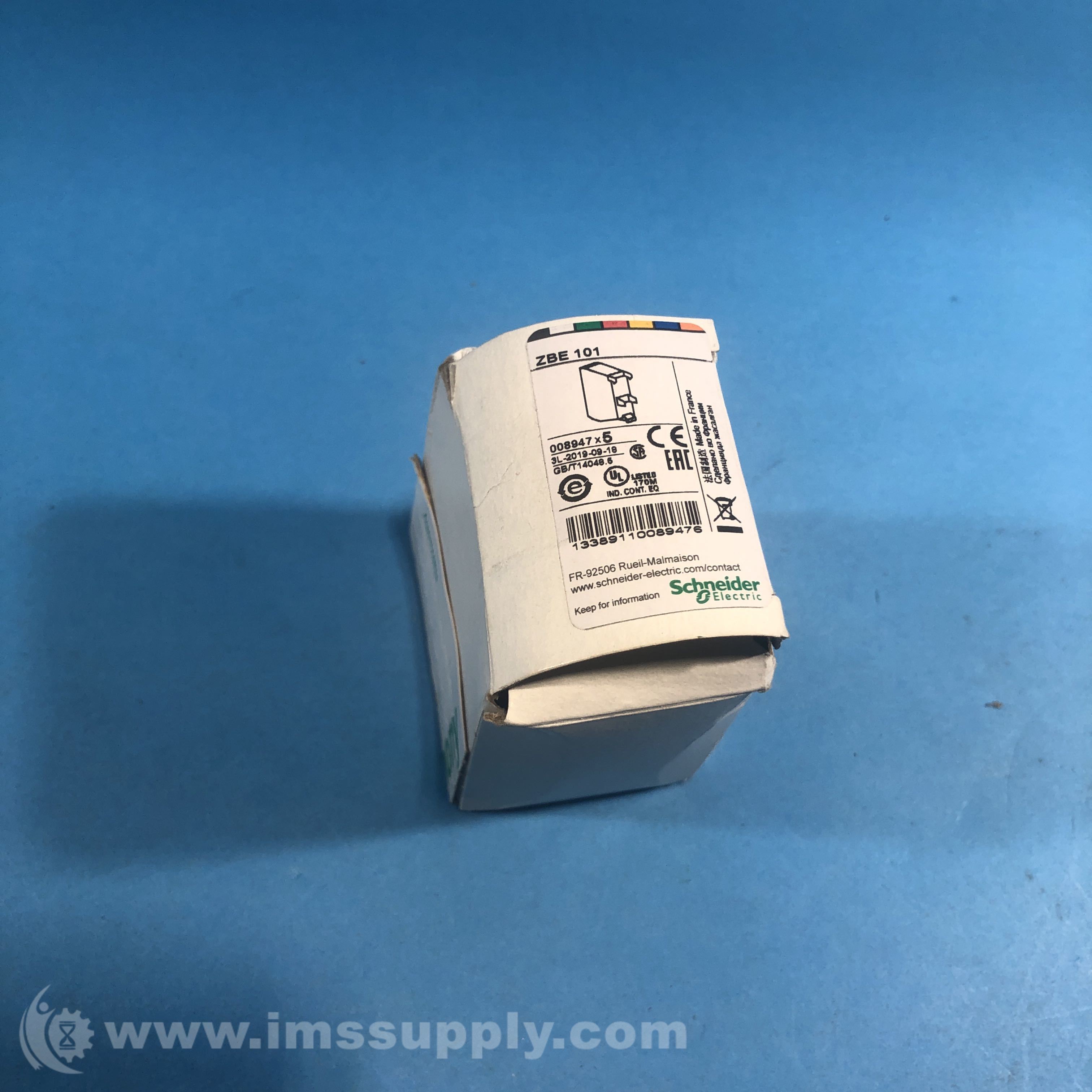 Schneider Electric ZBE101 Box of 5 Contact Blocks - IMS Supply