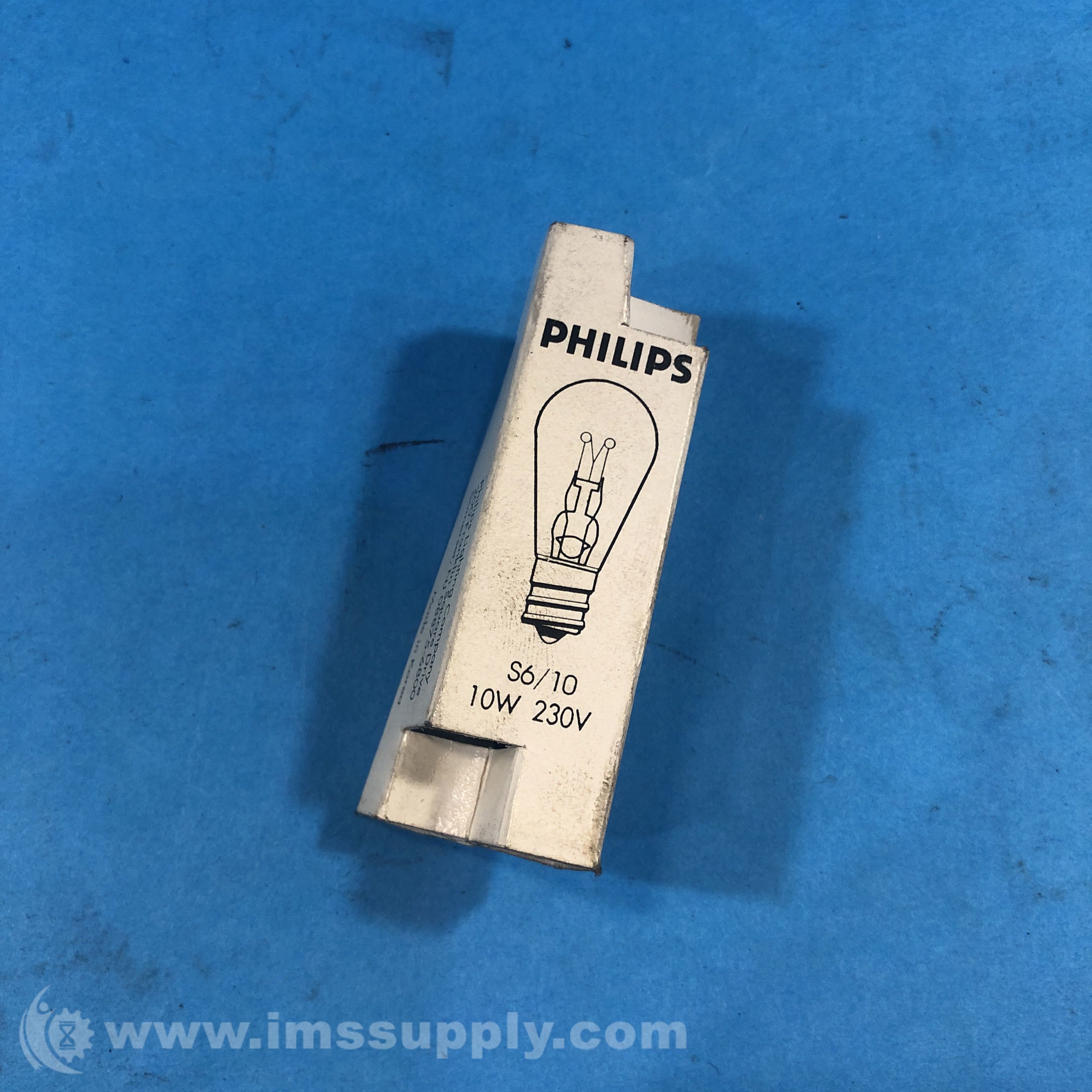 Philips S6/10 10W 230V Miniature Screw Base Bulb - IMS Supply