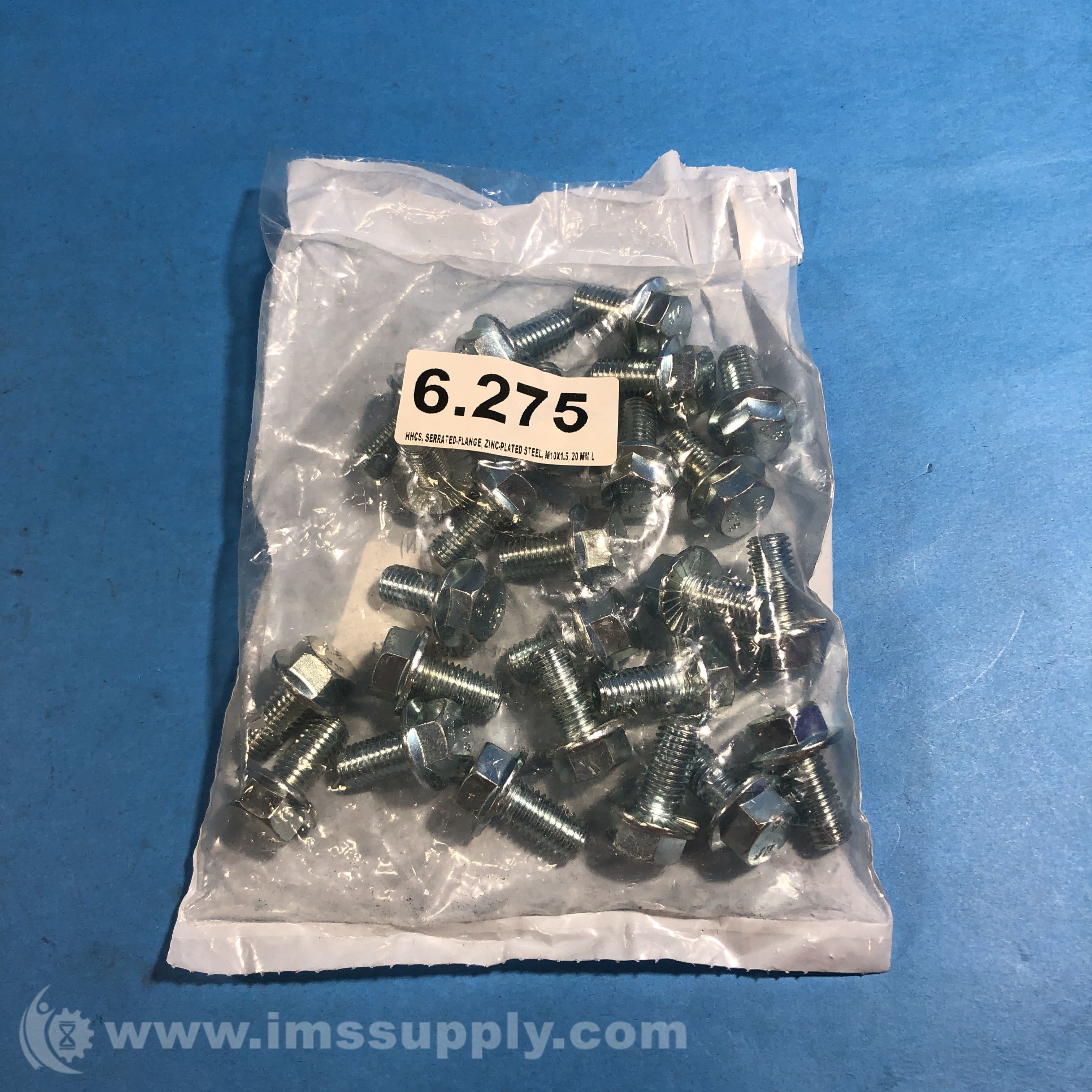 JH Manufacturing 429018MC Bag of 25 Hex Flange Bolts, M10-1.5x20 - IMS ...