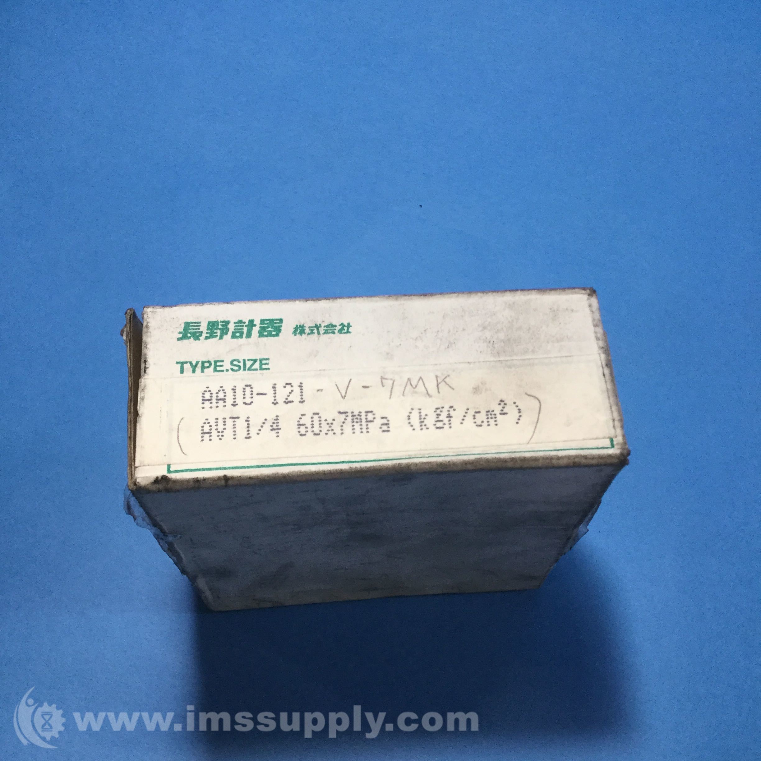 Nagano Keiki AA10-121 Pressure Sensor Switch Gauge - IMS Supply