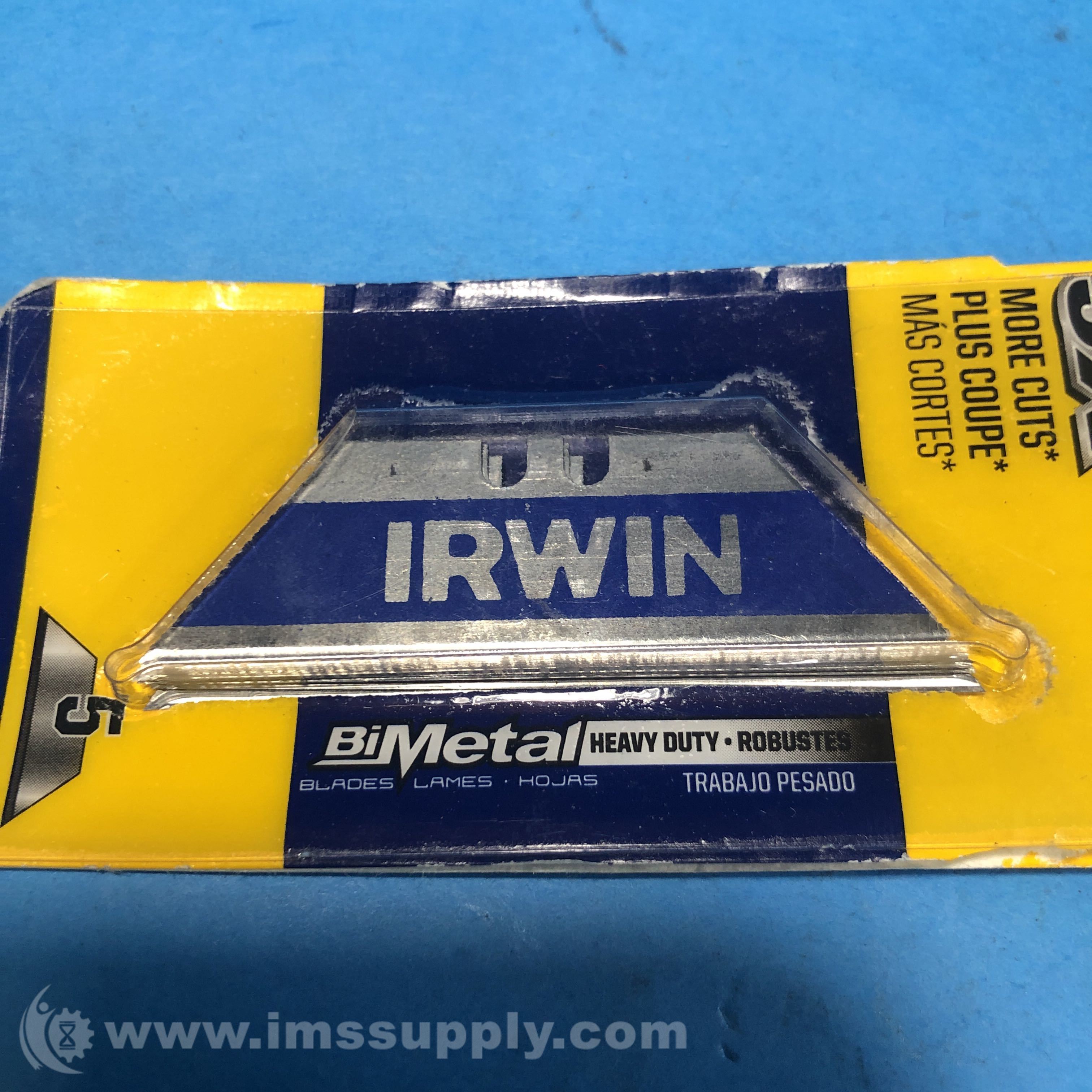 Irwin 2084100 Pack of 5 Bi-Metal Utility Blade - IMS Supply