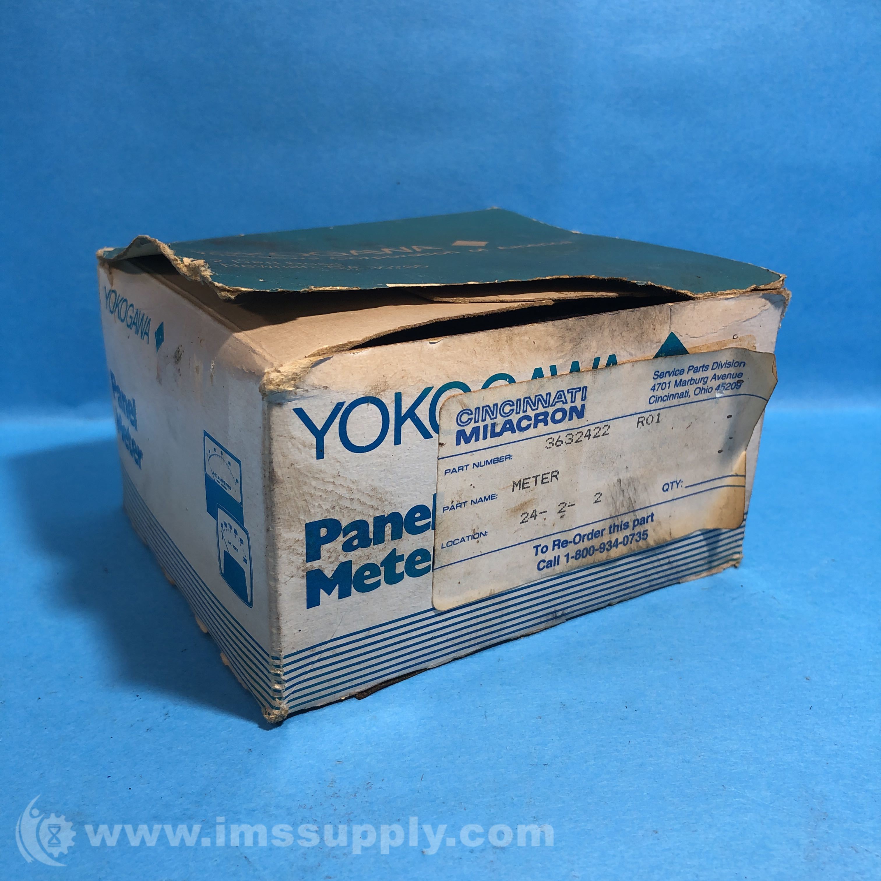 Yokogawa 3632422 Percent Load Panel Meter, 150-0-150 - IMS Supply