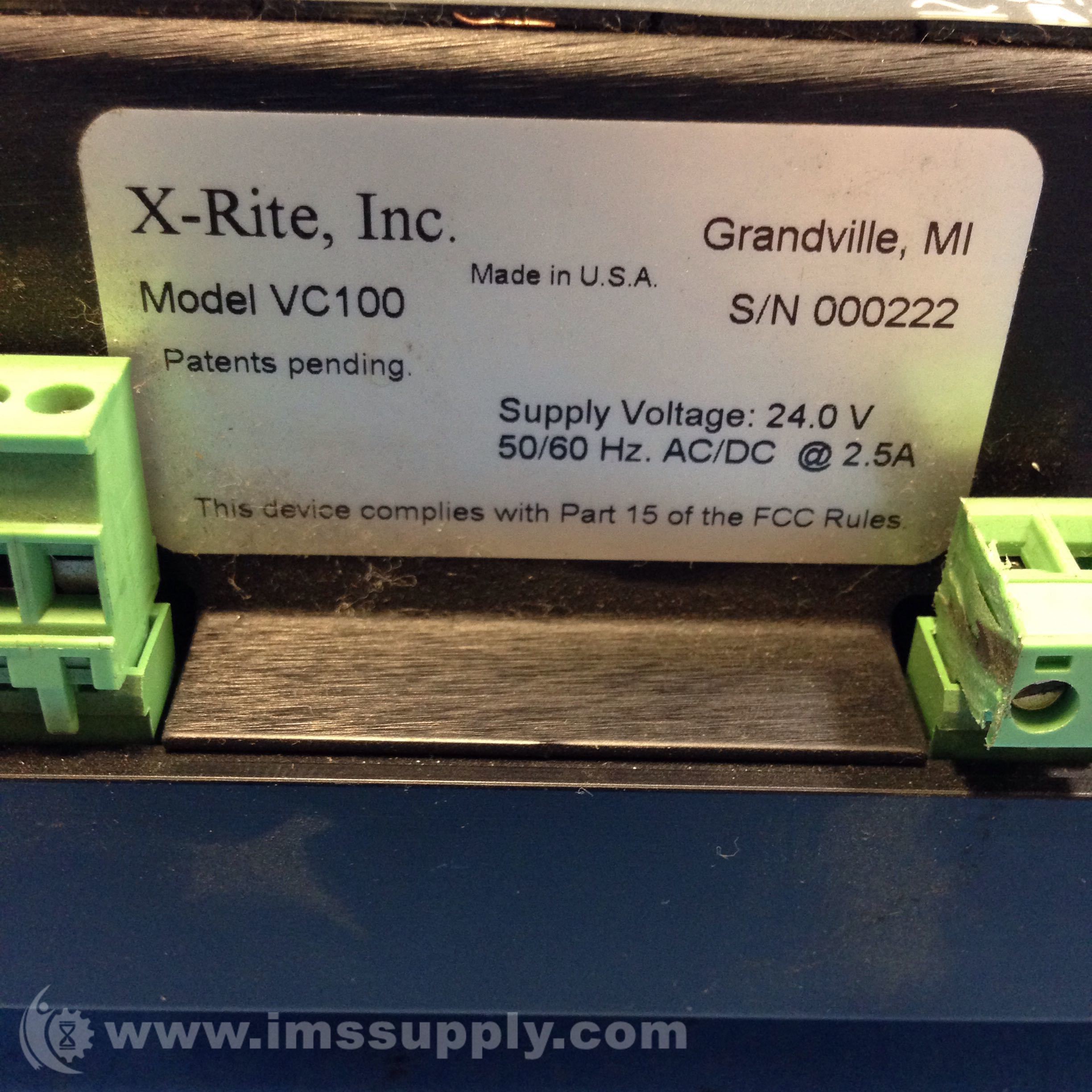 X Rite VC100 Vericolor Hub - IMS Supply