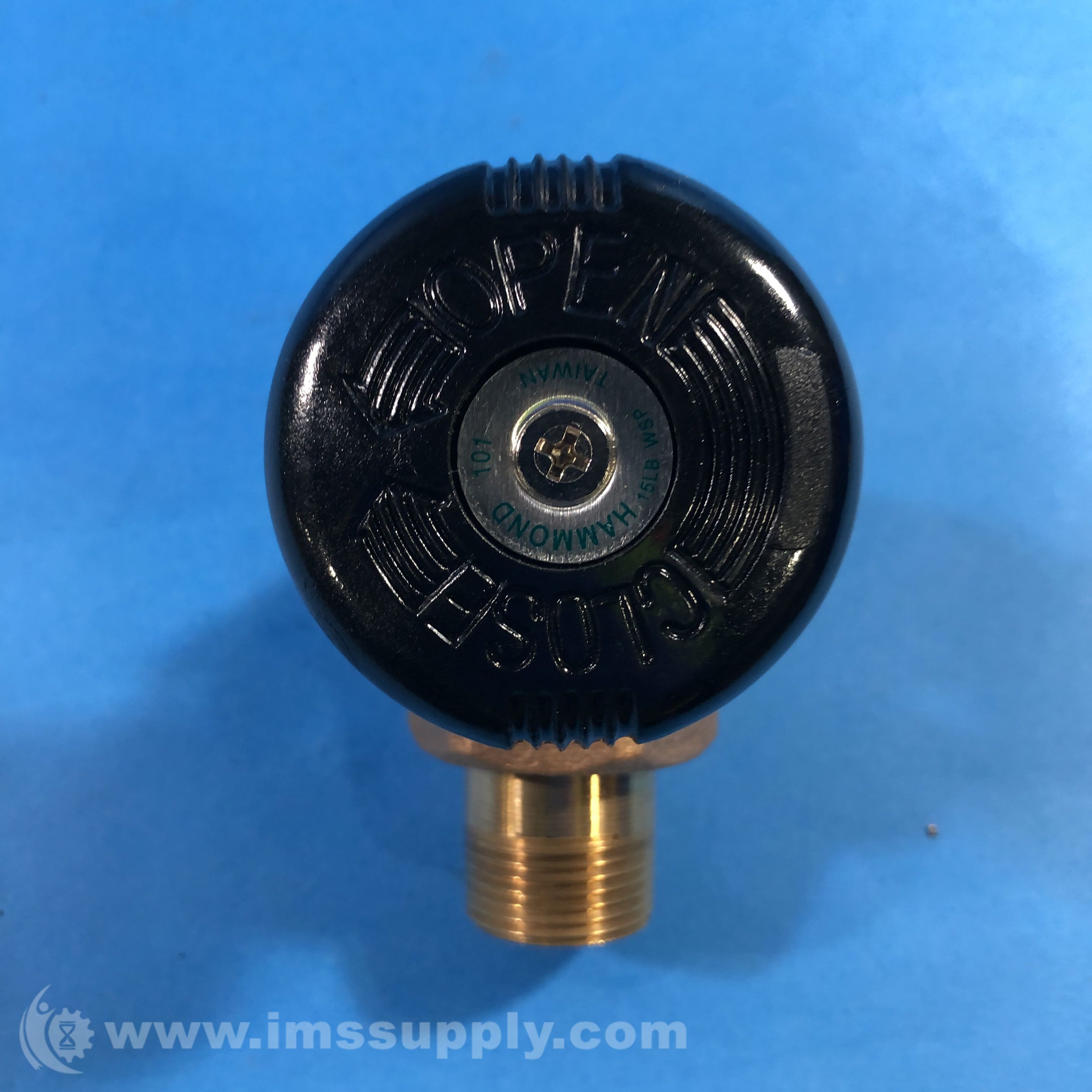 Hammond Manufacturing Ltd. 0101000034 Radiator Valve 3/4 - IMS Supply